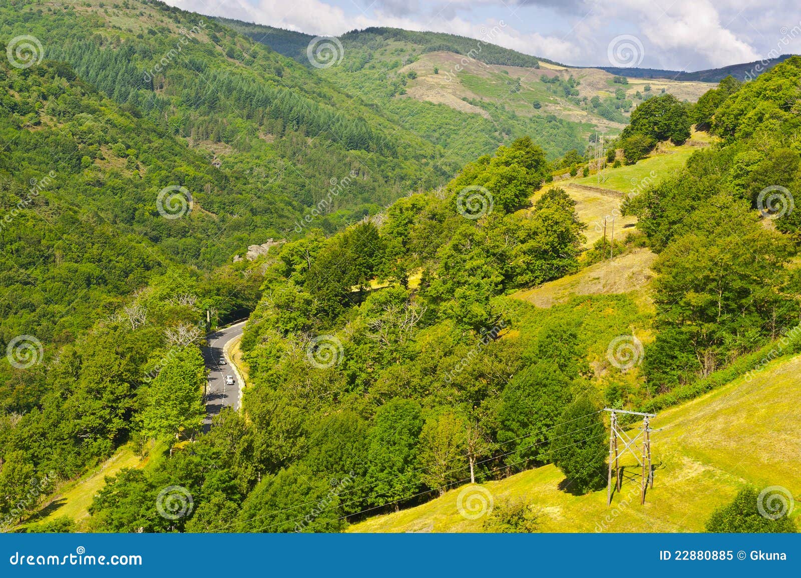 French Alps stock image. Image of highlands, europe, mountain - 22880885