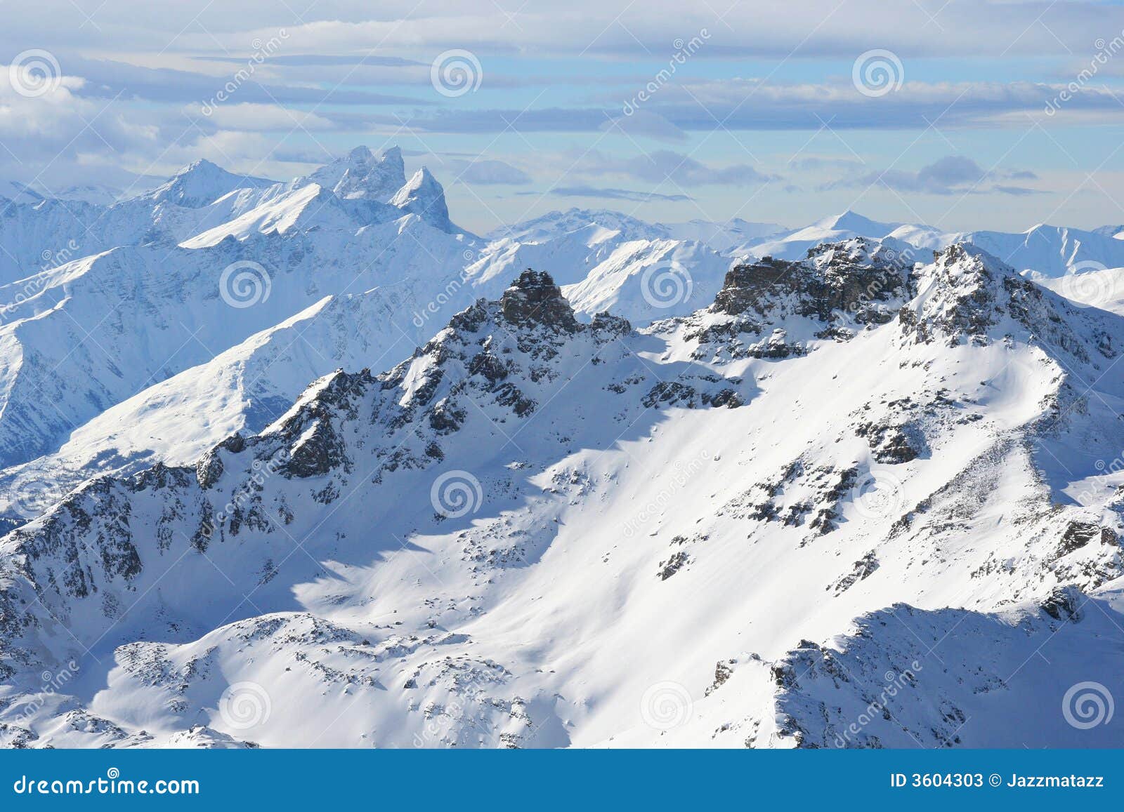 The French alps stock image. Image of alps, sunny, resort - 3604303