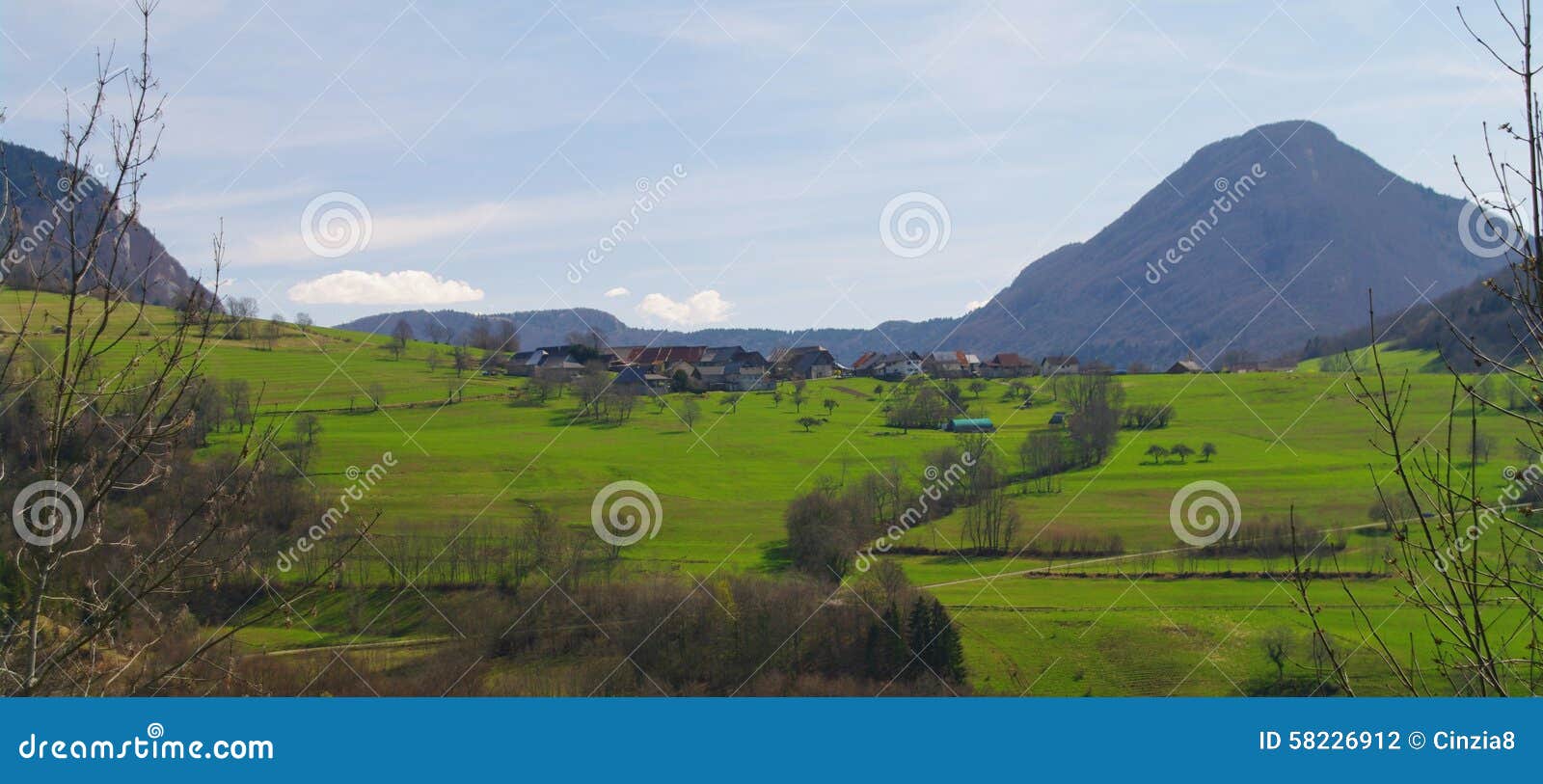 French alps stock photo. Image of summit, resurgence - 58226912