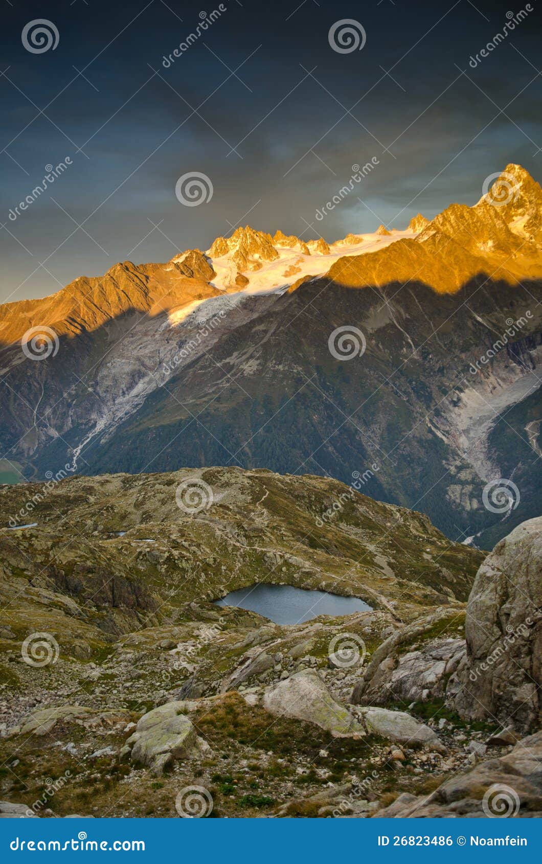 French Alps sunset stock photo. Image of european, aspirations - 26823486