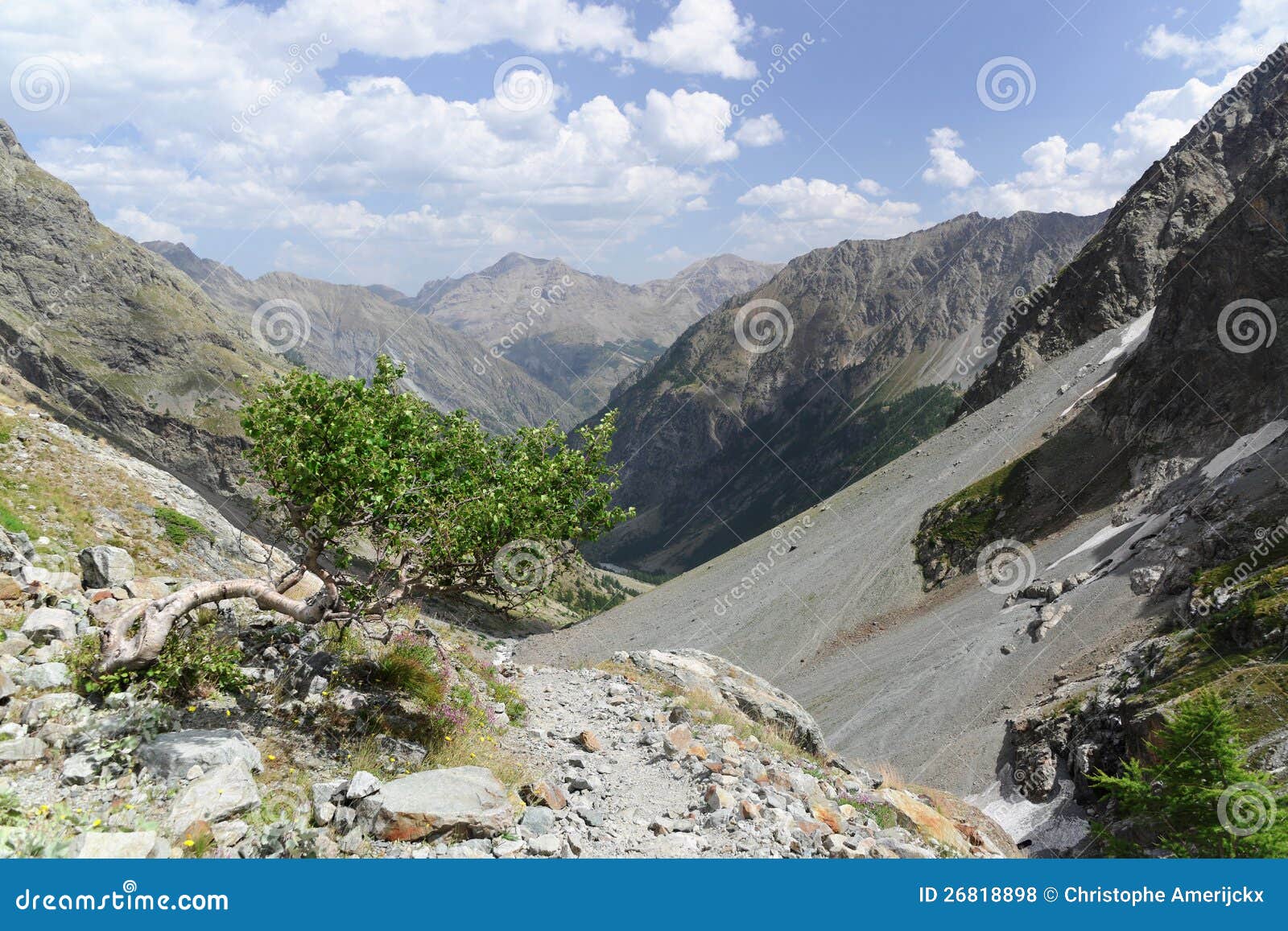 French Alps Valley stock photo. Image of leisure, panoramic - 26818898