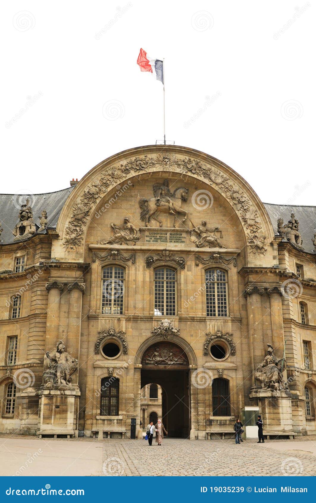 French architecture editorial stock image. Image of bonaparte - 19035239