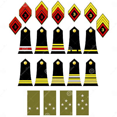 The French army insignia stock vector. Illustration of yellow - 27329252