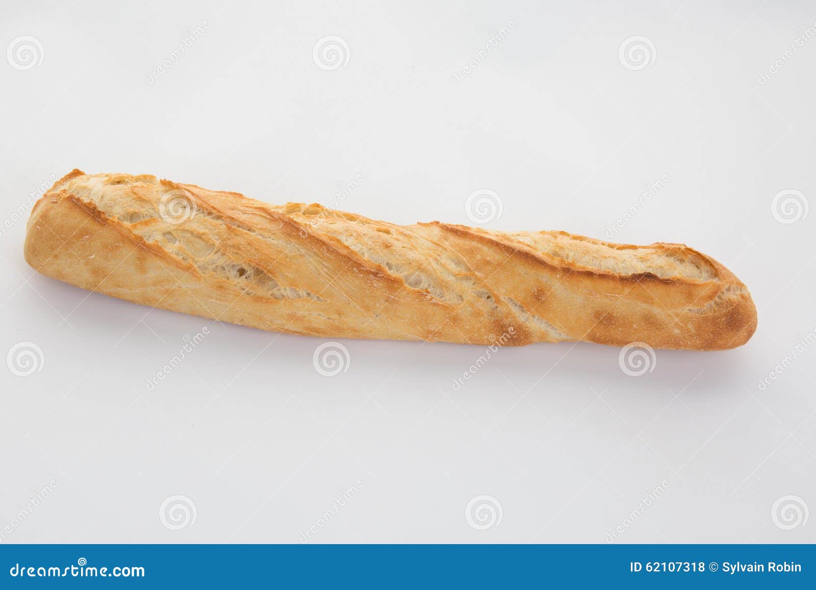 French Baguette Bread Isolated Stock Photo - Image of fresh, bread ...