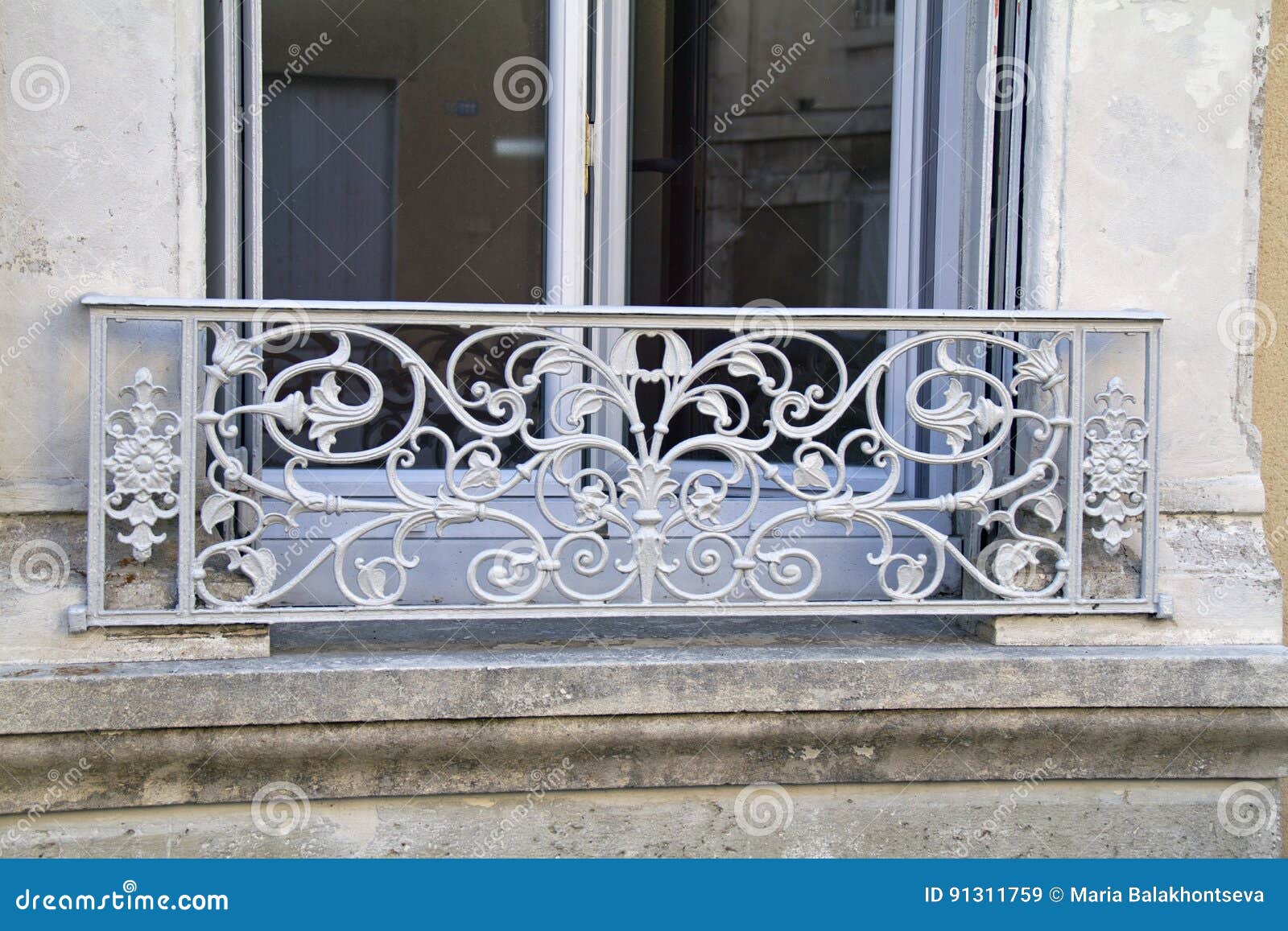 French balcony stock image. Image of balcony, decor, pattern - 91311759