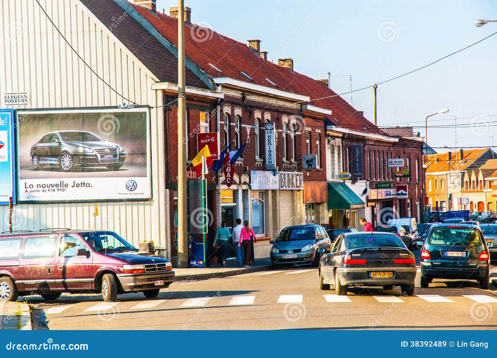 French and Belgian border editorial stock image. Image of lille - 38392489