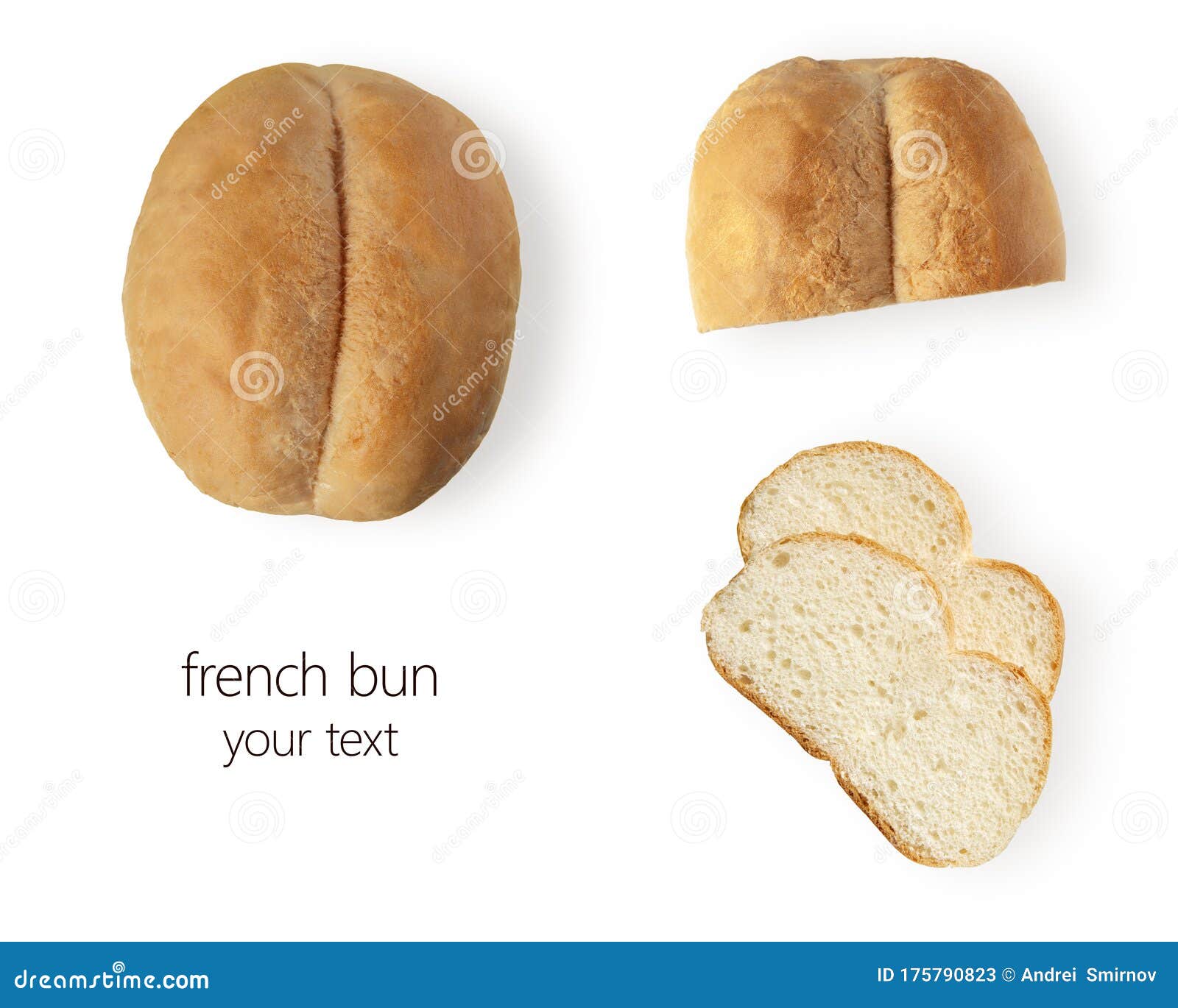French bun stock image. Image of close, culture, brown - 175790823
