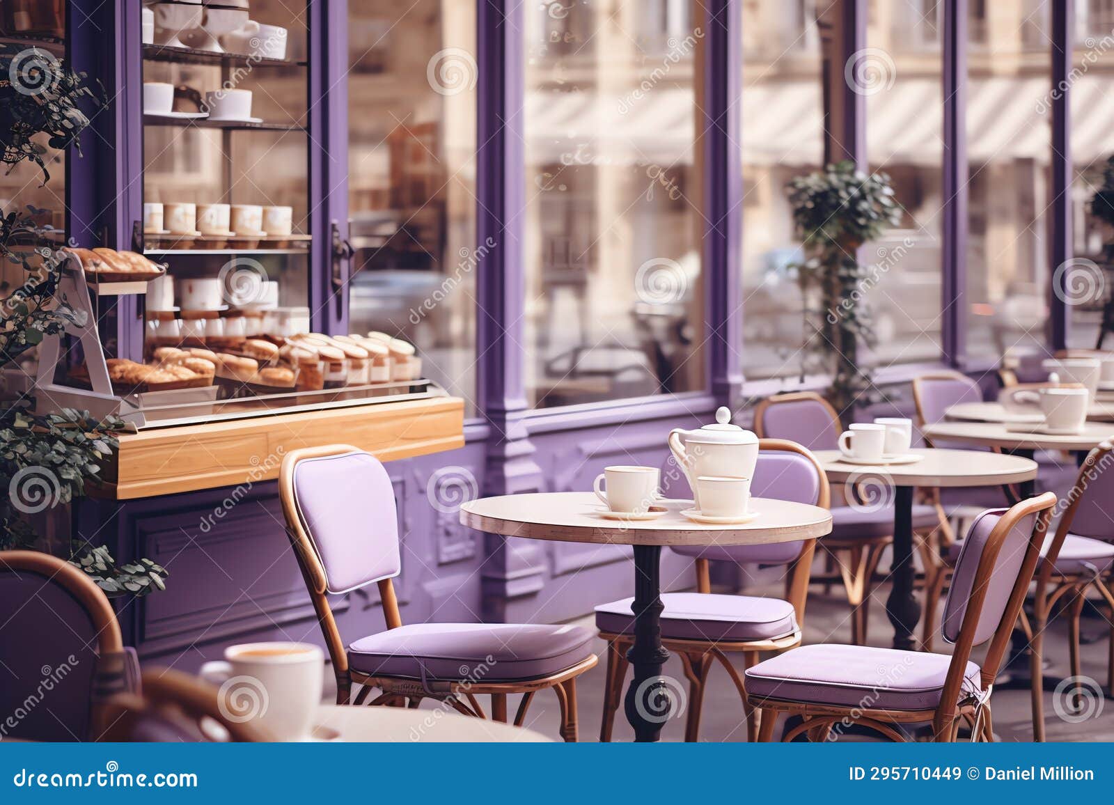 French Cafe shop stock illustration. Illustration of crepes - 295710449