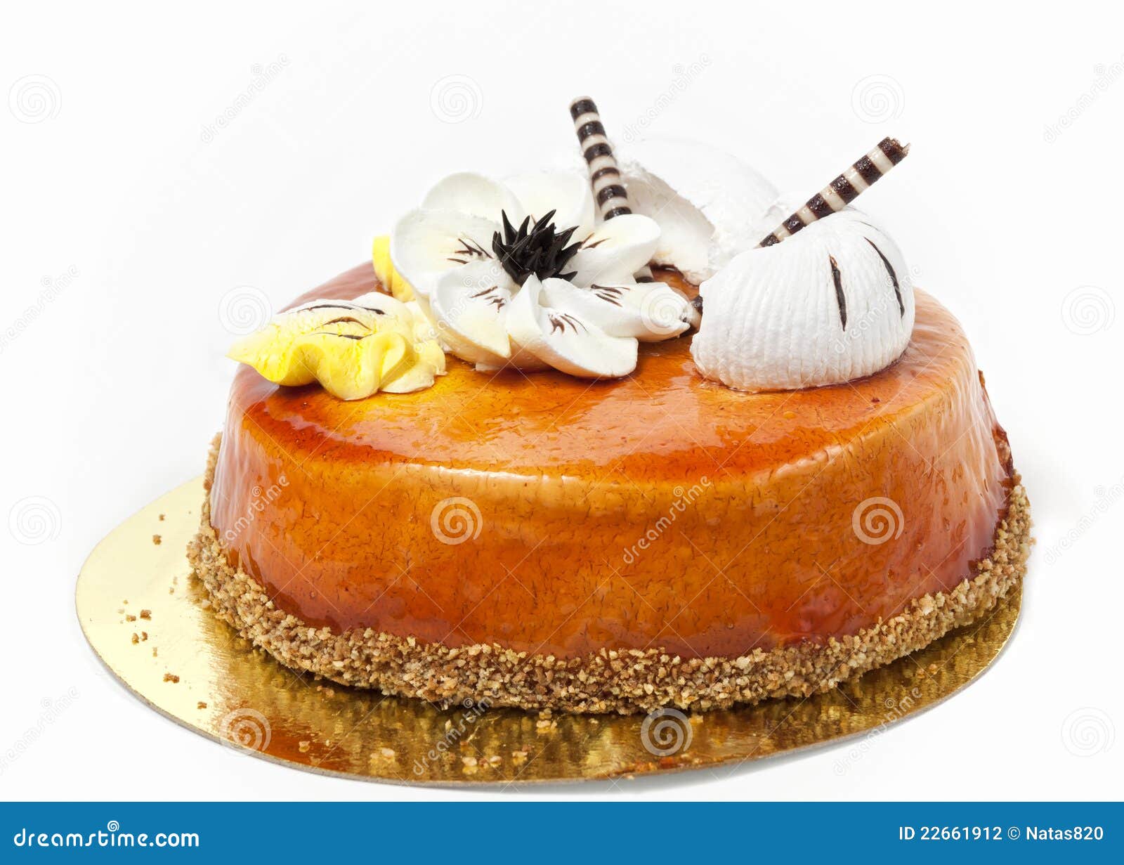 French cake. stock photo. Image of sweet, cream, food - 22661912
