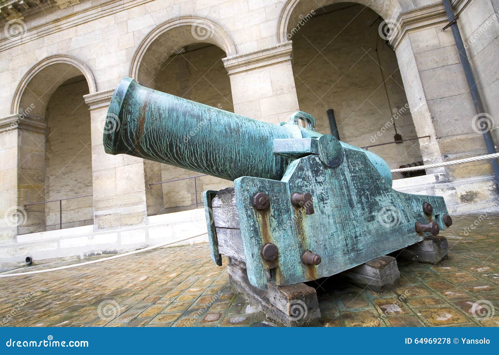French cannon stock photo. Image of danger, castle, commemoration ...