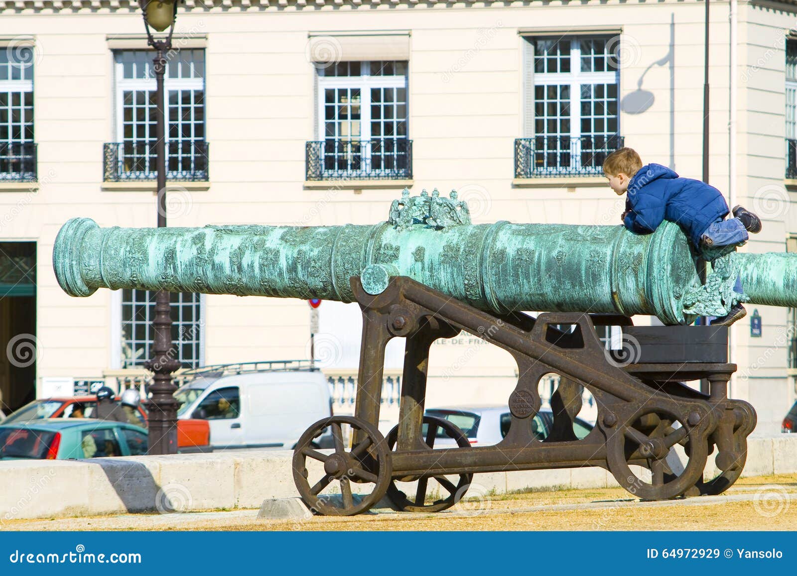 French cannon stock image. Image of childrens, detonation - 64972929