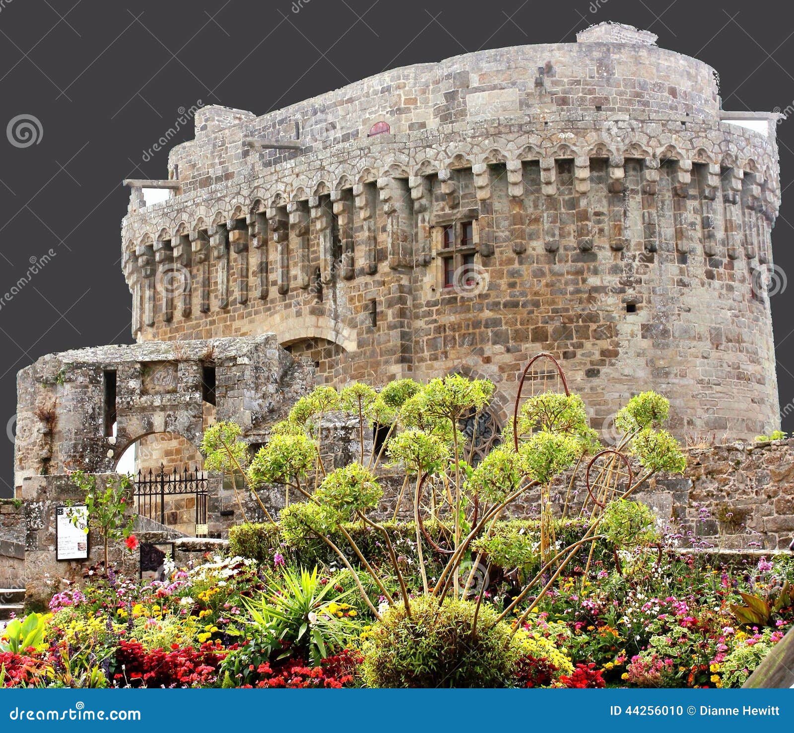 French Castle in Dinan stock photo. Image of dinan, castle - 44256010