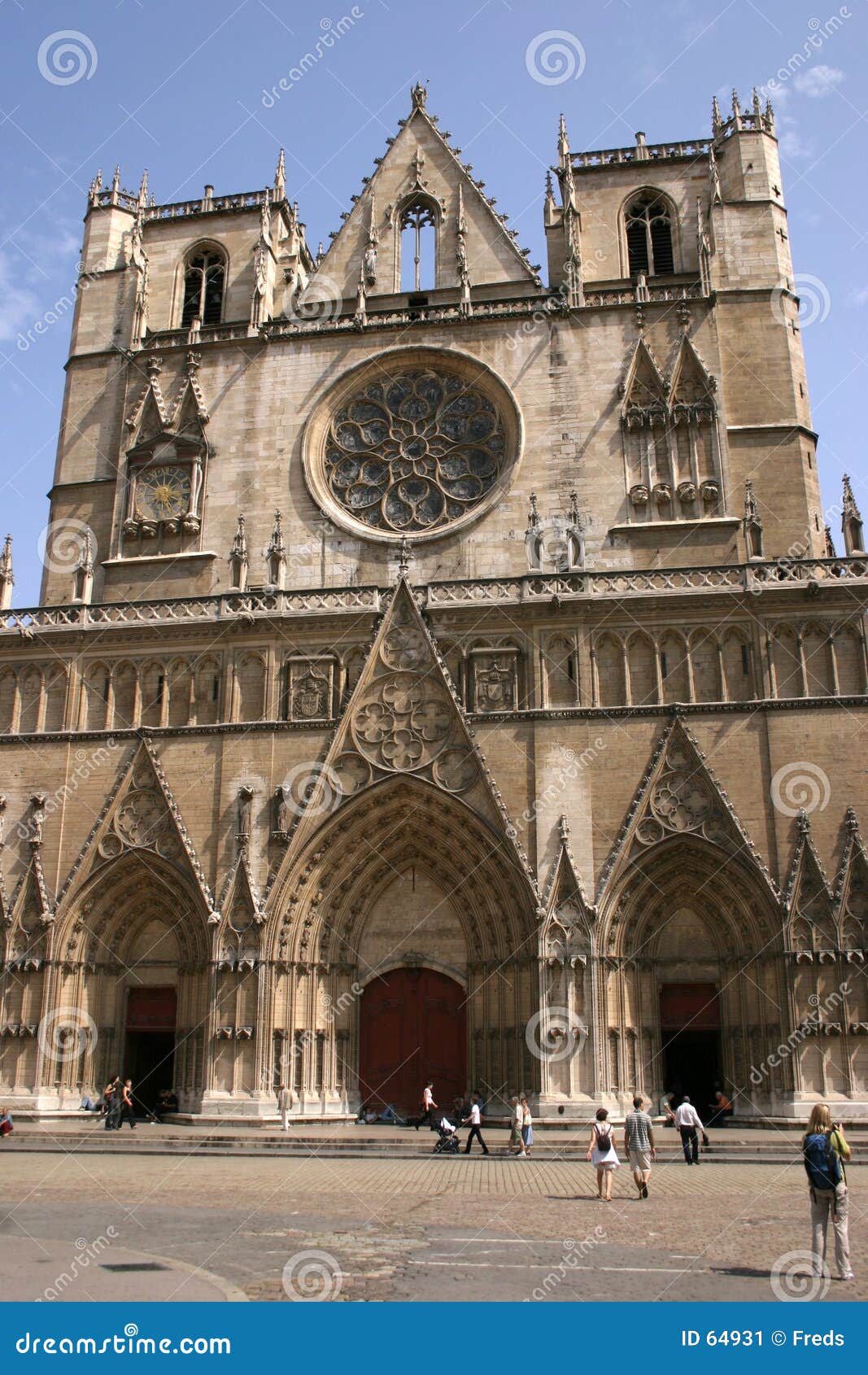 French cathedral stock image. Image of church, france, catholic - 64931