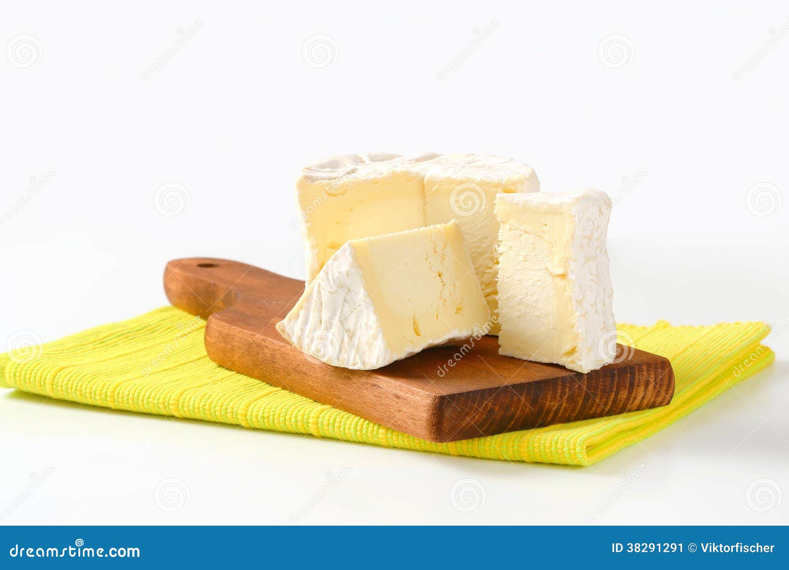 French Chaource cheese stock image. Image of softripened - 38291291
