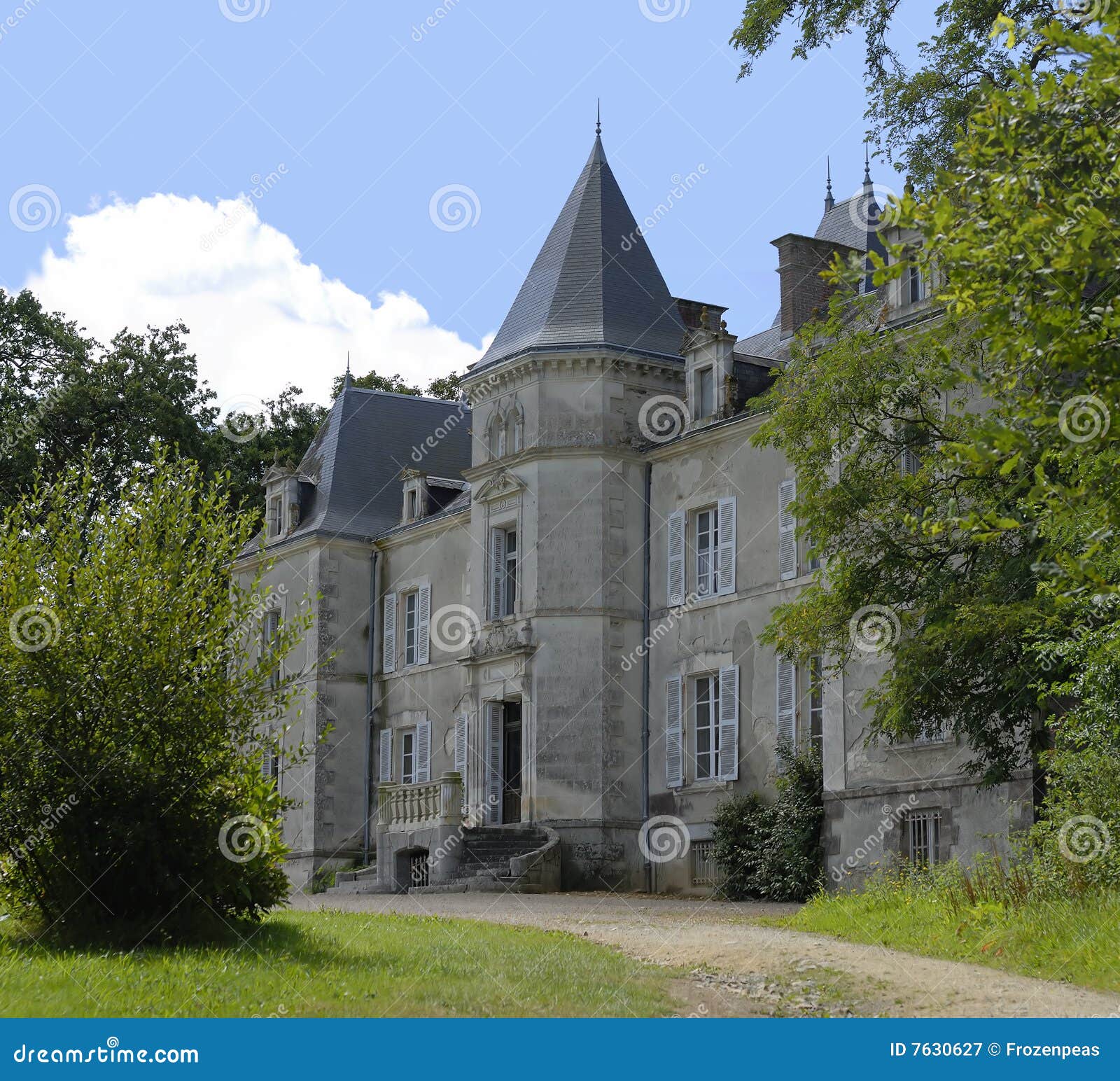 French Chateau stock image. Image of french, building - 7630627