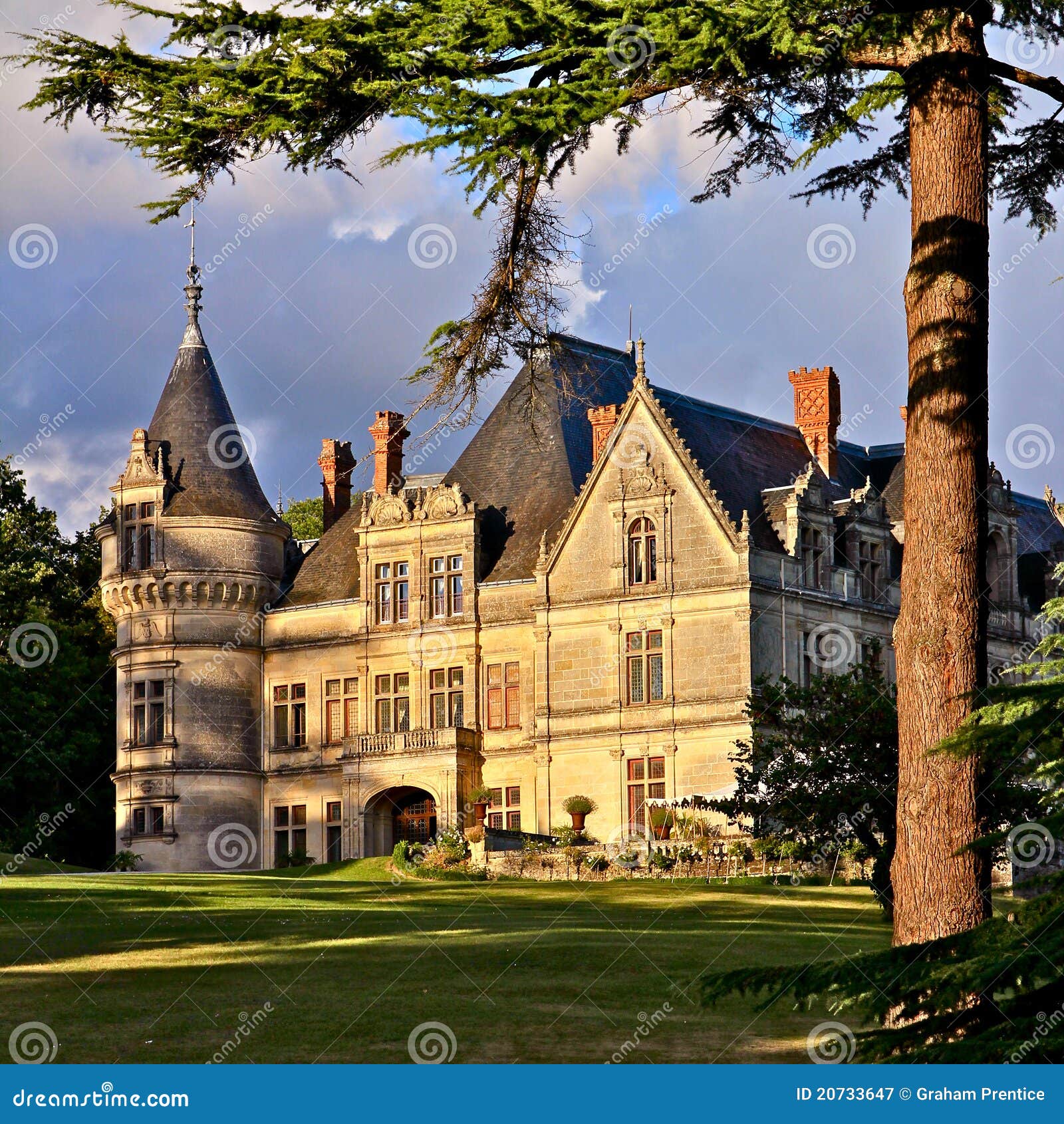 French Chateau In Saint-Emilion Stock Photography | CartoonDealer.com ...