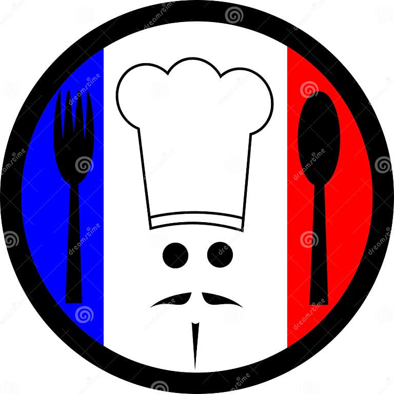 French chef stock illustration. Illustration of logo - 14702140