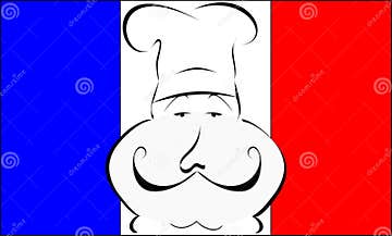 French chef stock vector. Illustration of cartoon, moustache - 4451451