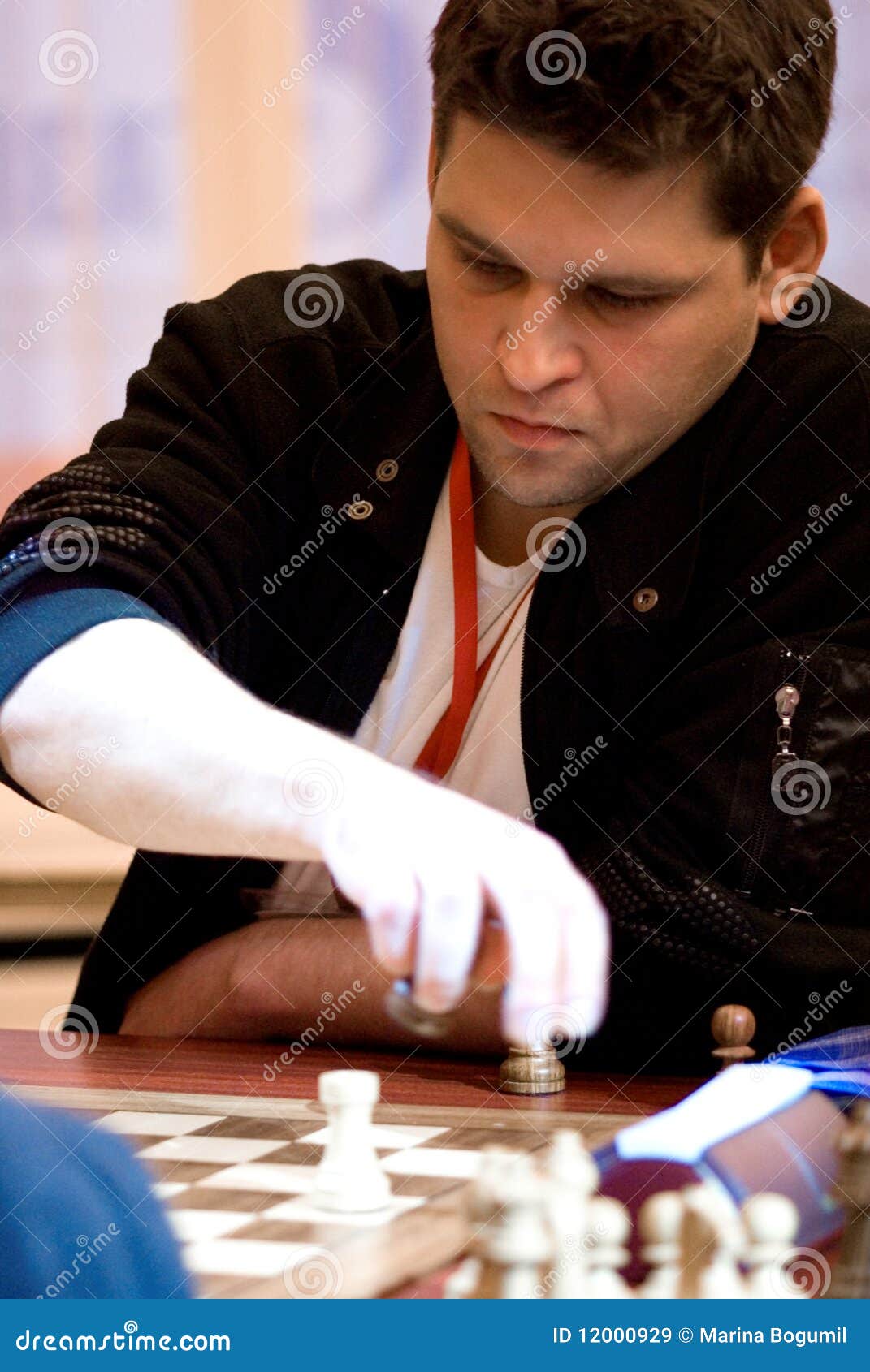 French Chess Grandmaster, Vladislav Tkachiev Editorial Stock Image ...