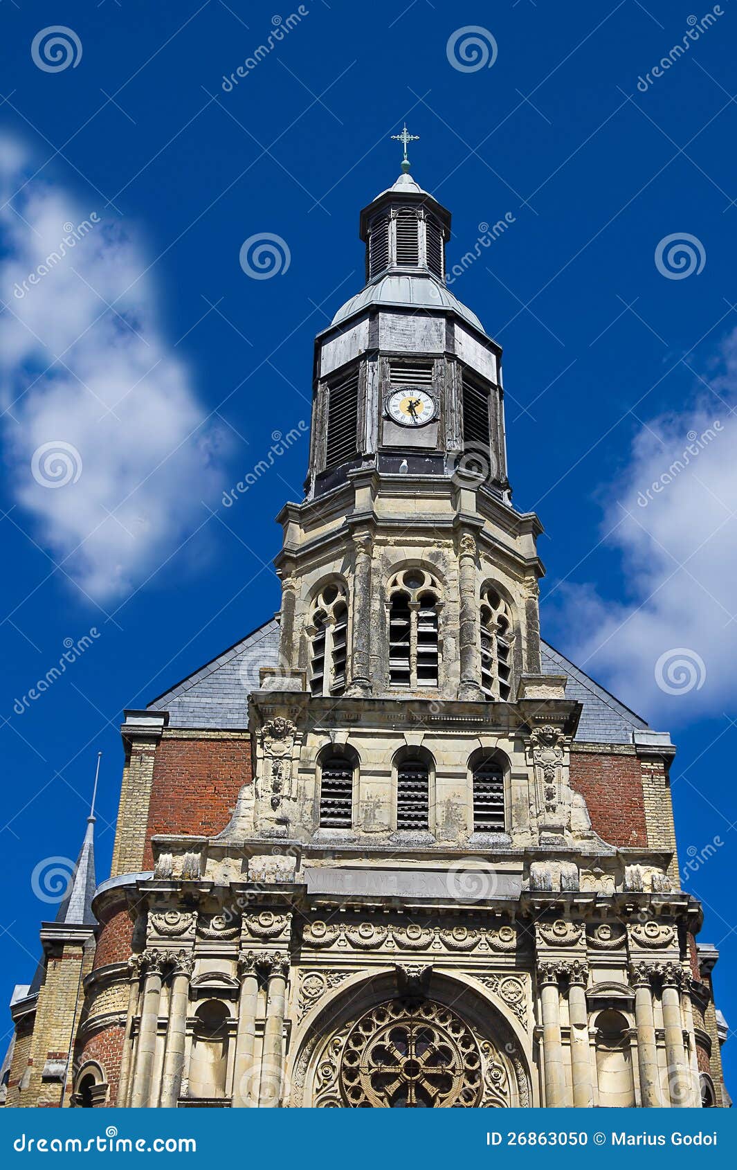 French church architecture stock photo. Image of trouville - 26863050