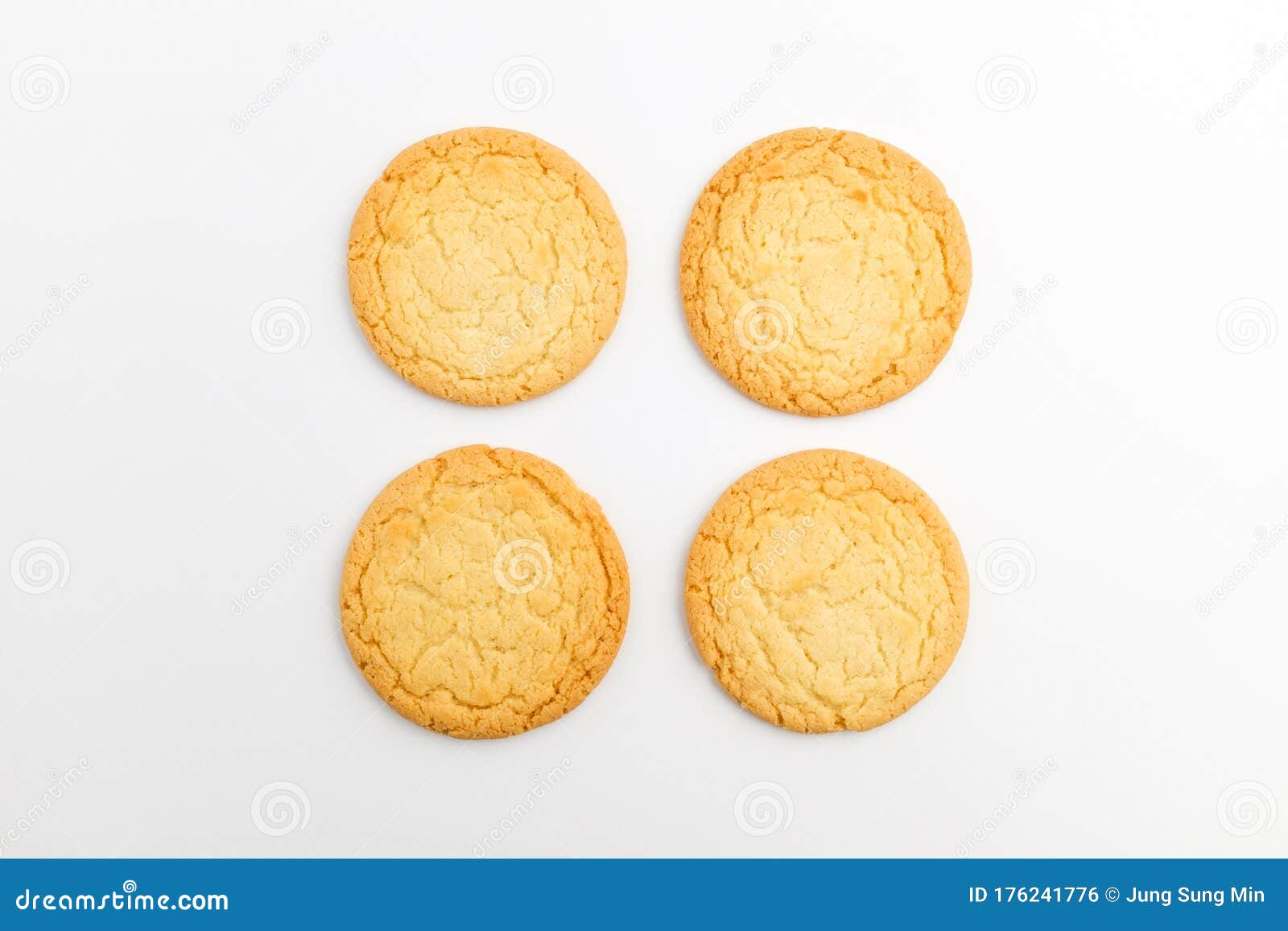 French Cookie Sable. Sweet Cookies Stock Photo - Image of delicious ...