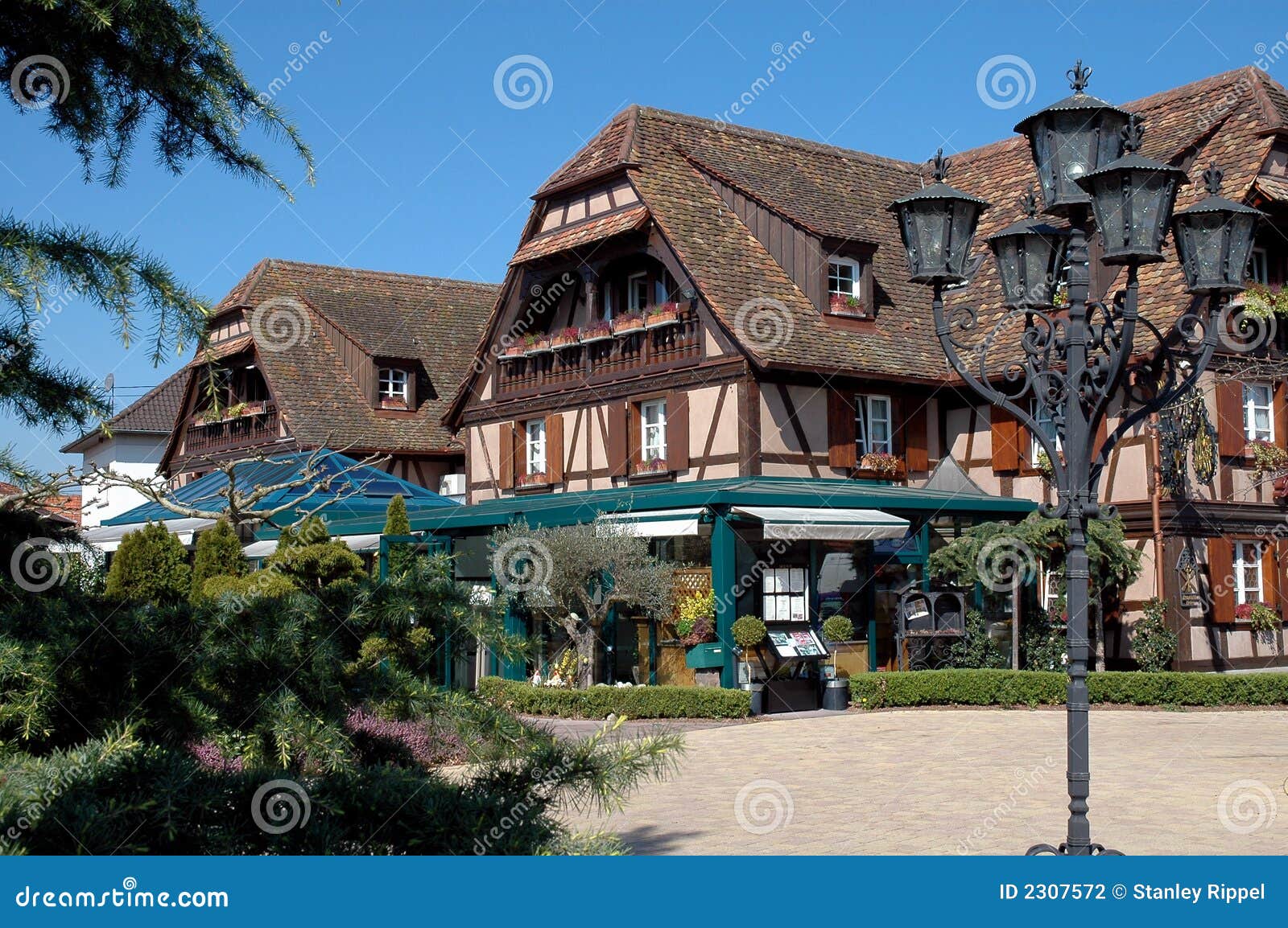 French Country Inn stock photo. Image of serene, destination - 2307572