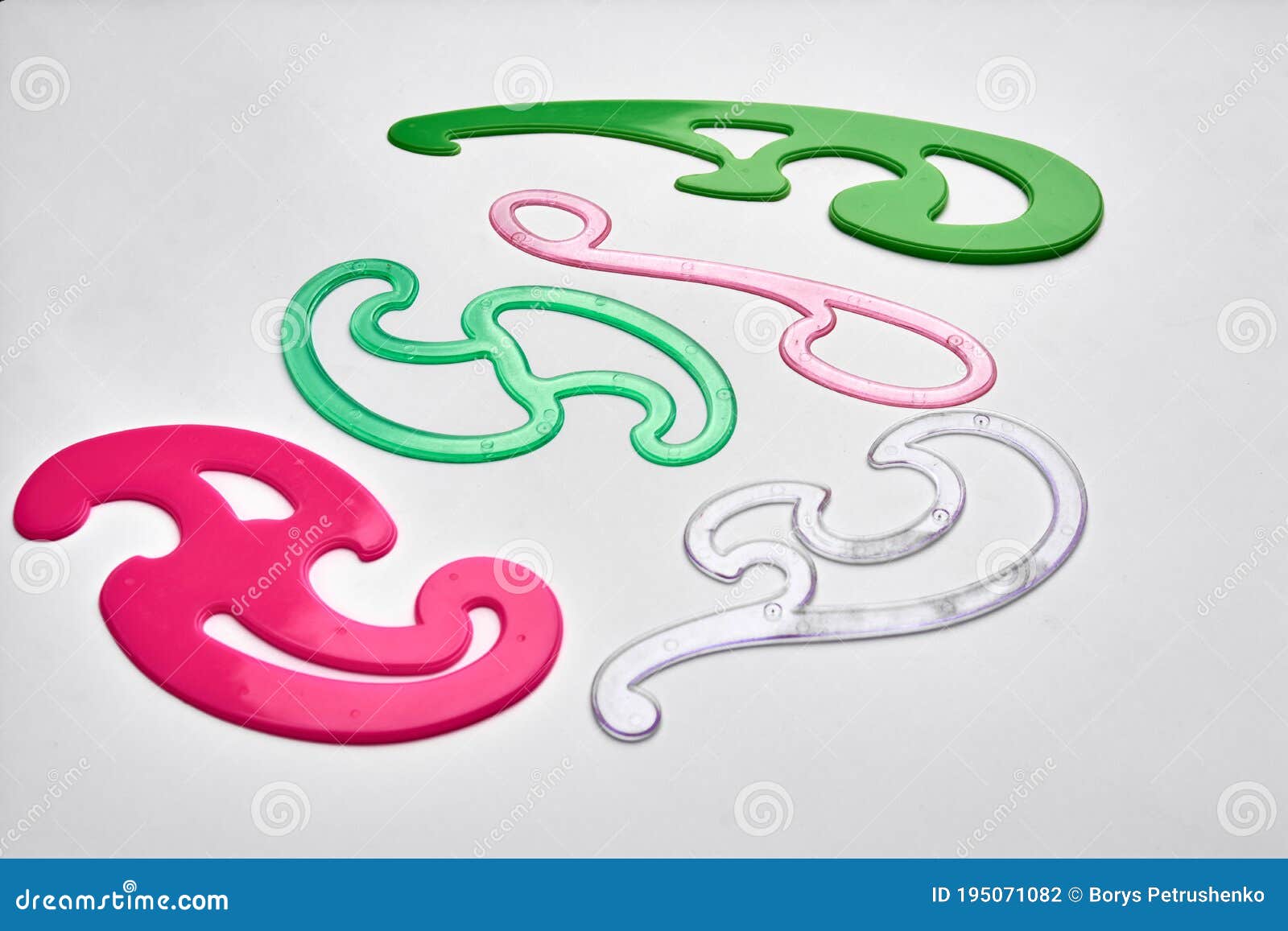 French Curves Set Stock Image | CartoonDealer.com #55251505