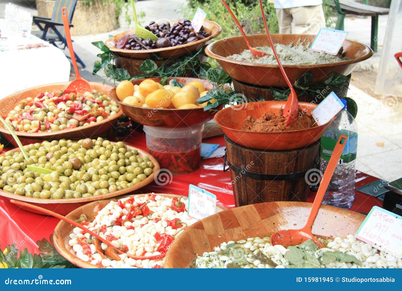 French Delicacies on a Local Market Stock Image - Image of dressed ...