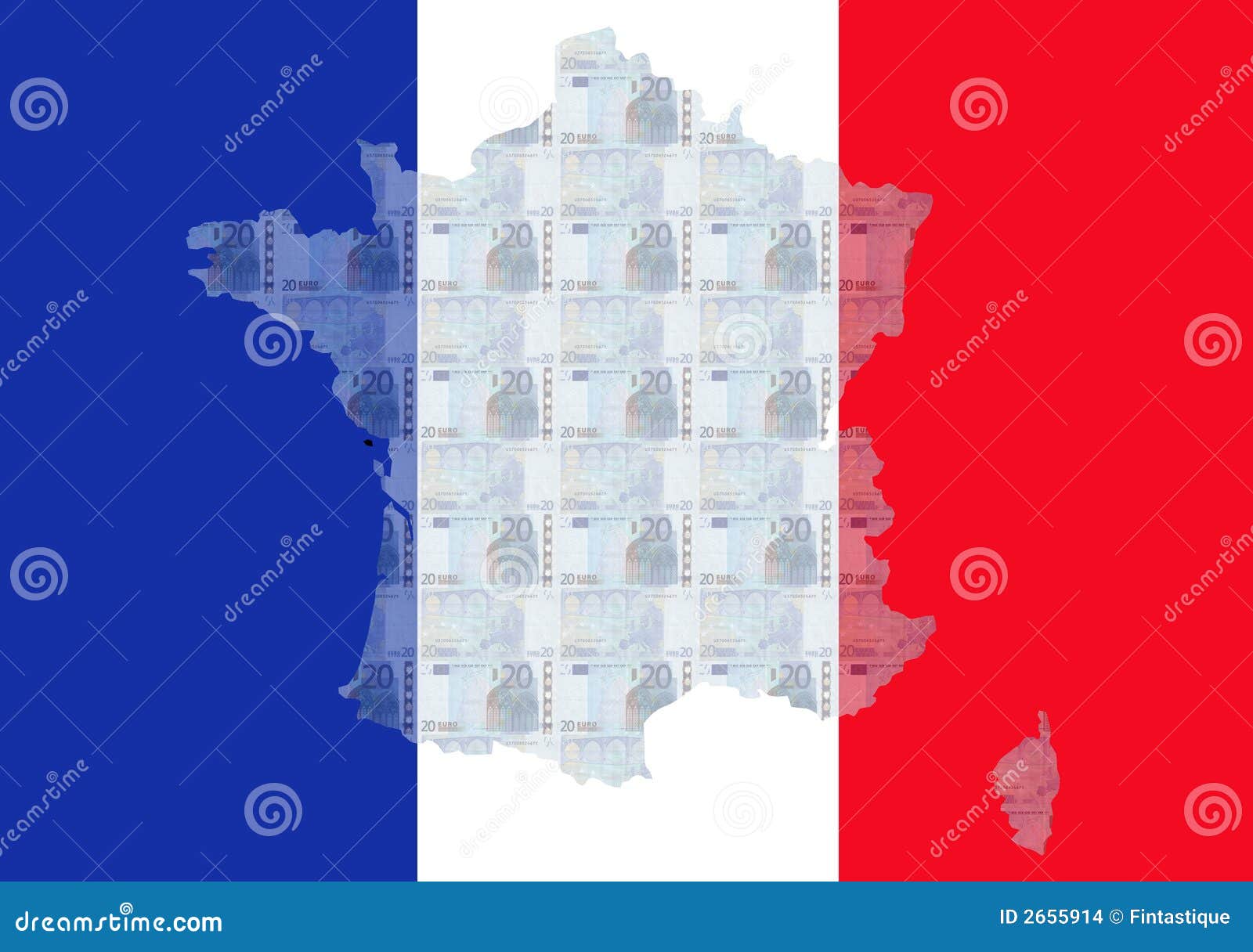 French euros stock illustration. Illustration of euro - 2655914