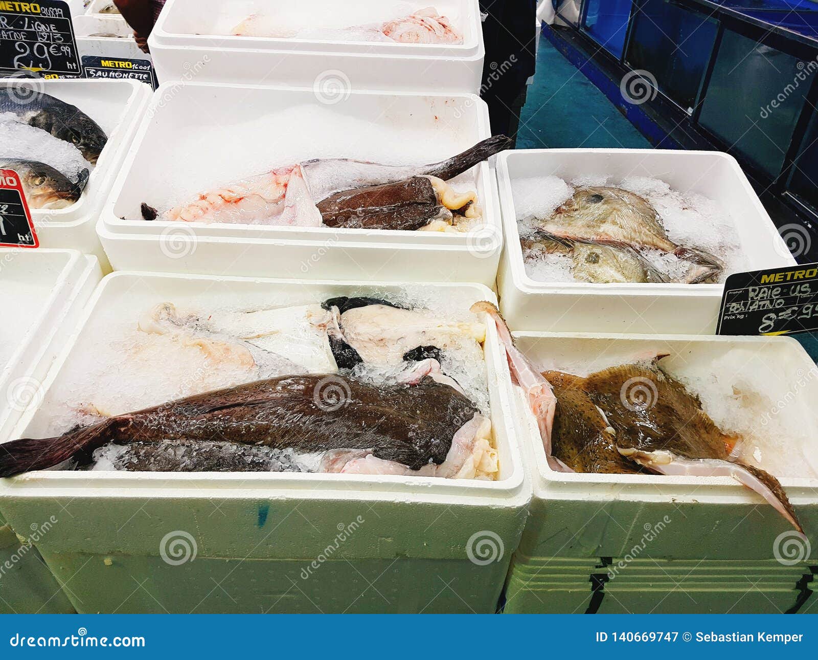 Fish market Paris editorial photography. Image of rungis - 140669747