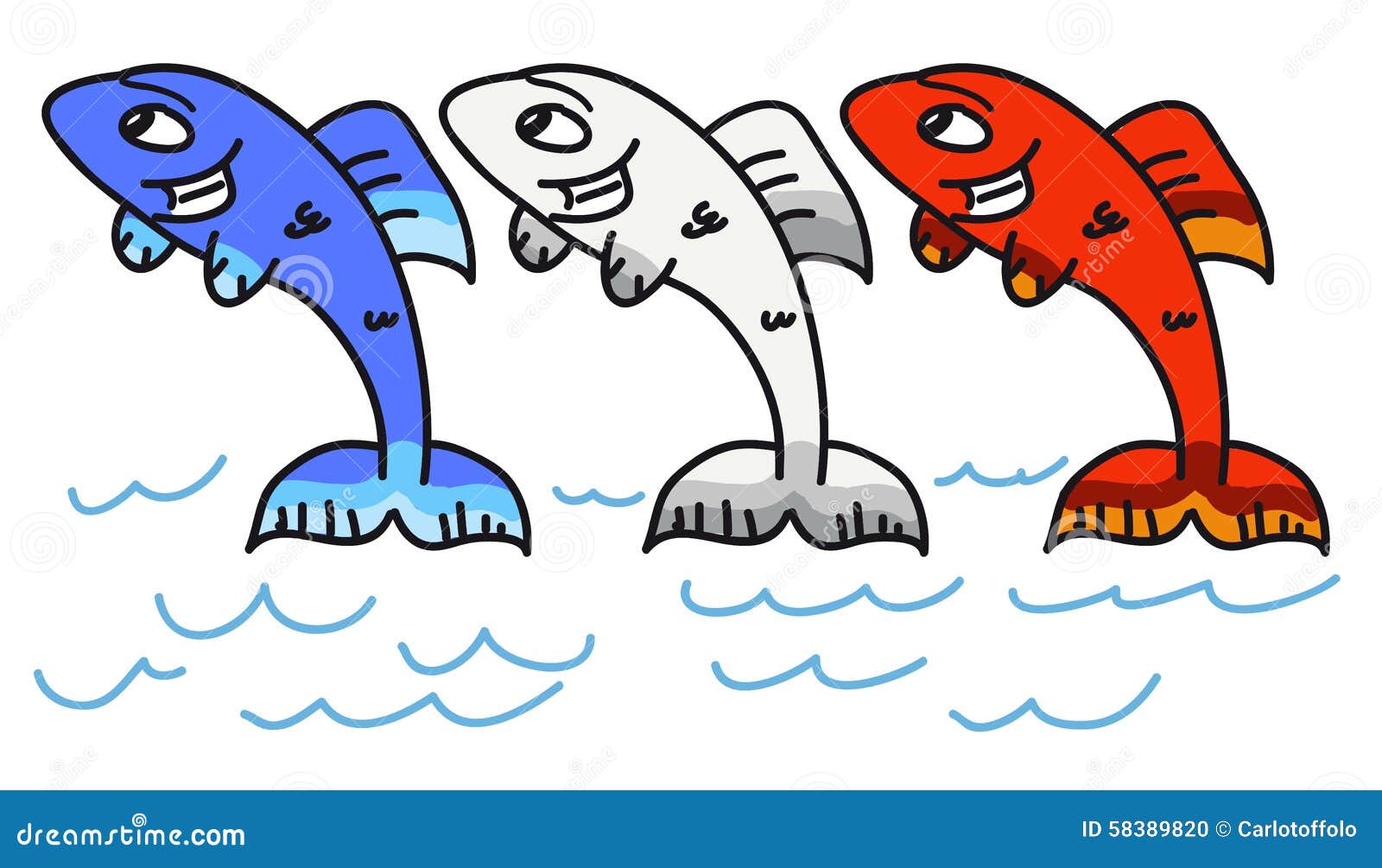 French fish stock vector. Illustration of fish, coast - 58389820