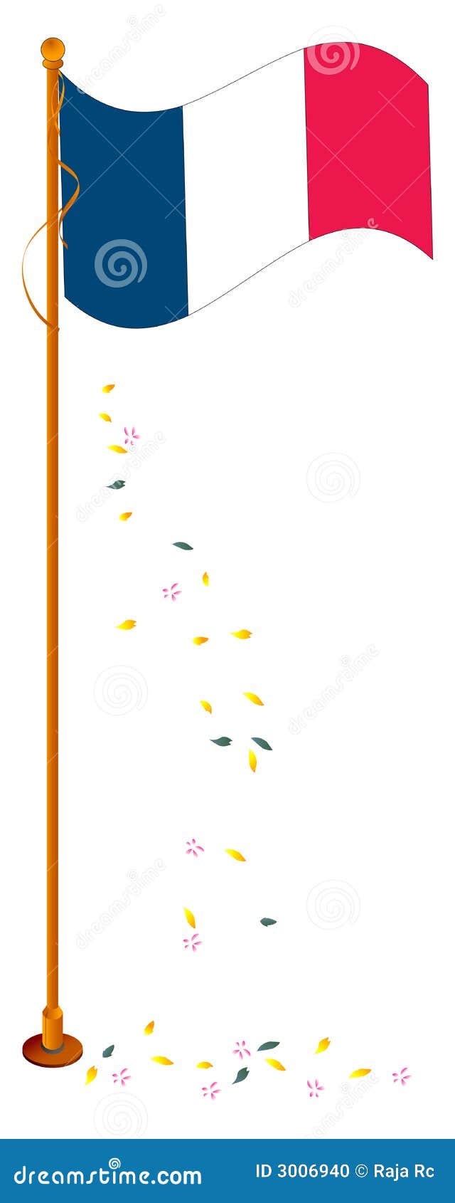 French flag stock vector. Illustration of french, national - 3006940