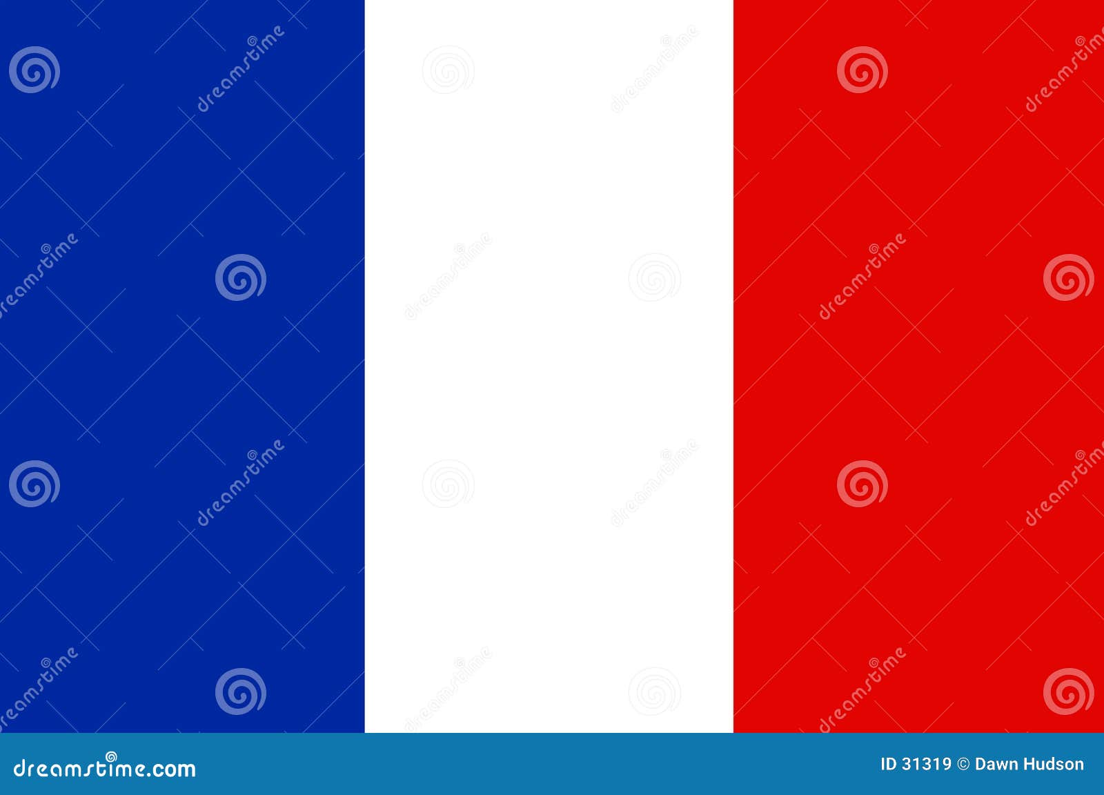 French Flag stock vector. Illustration of europe, country - 31319