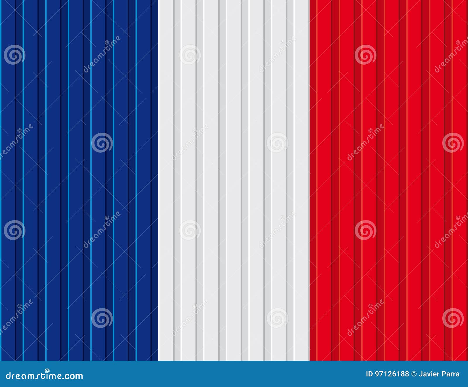 French flag design stock illustration. Illustration of patriotism ...