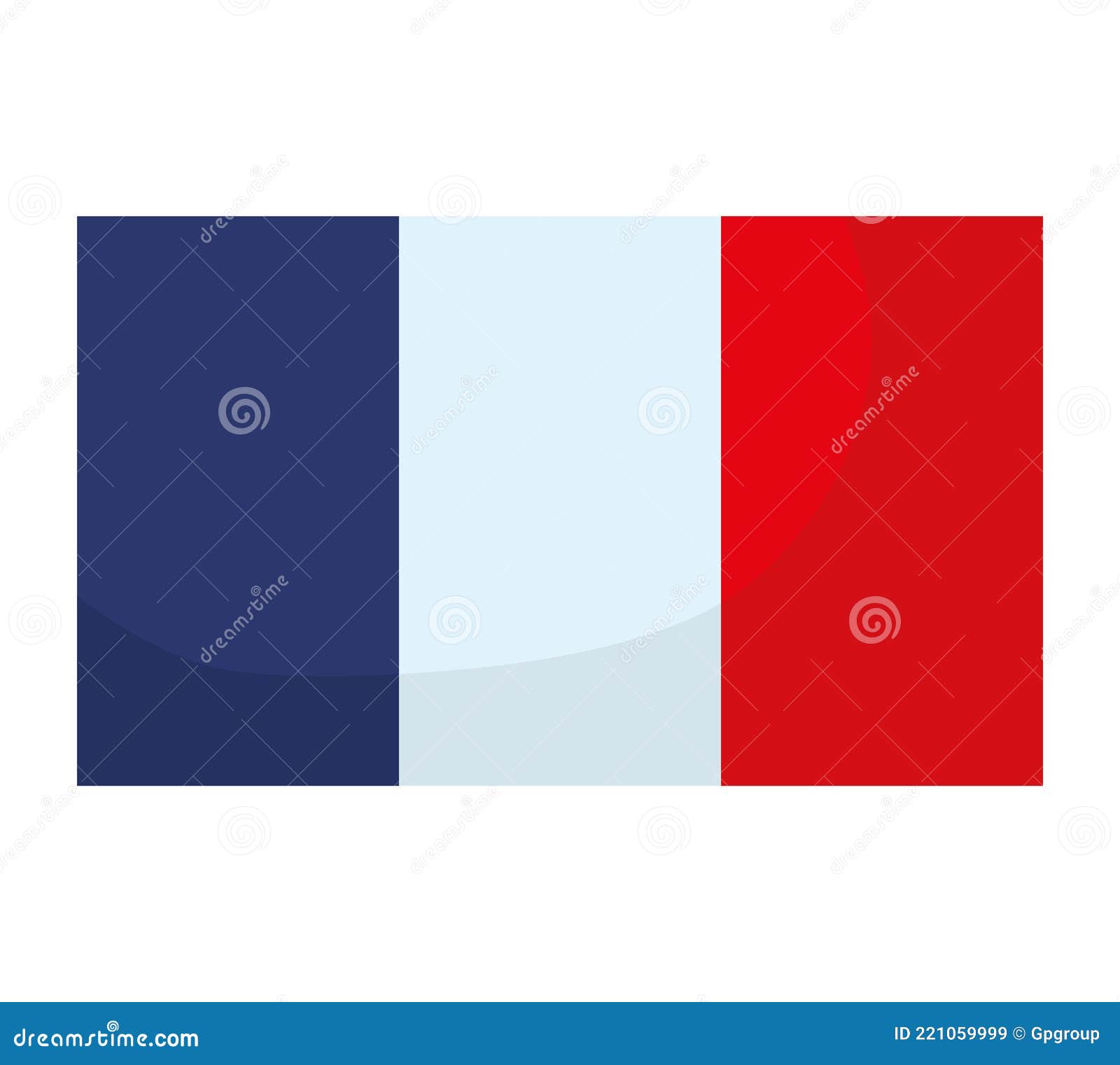 French flag design stock vector. Illustration of nation - 221059999