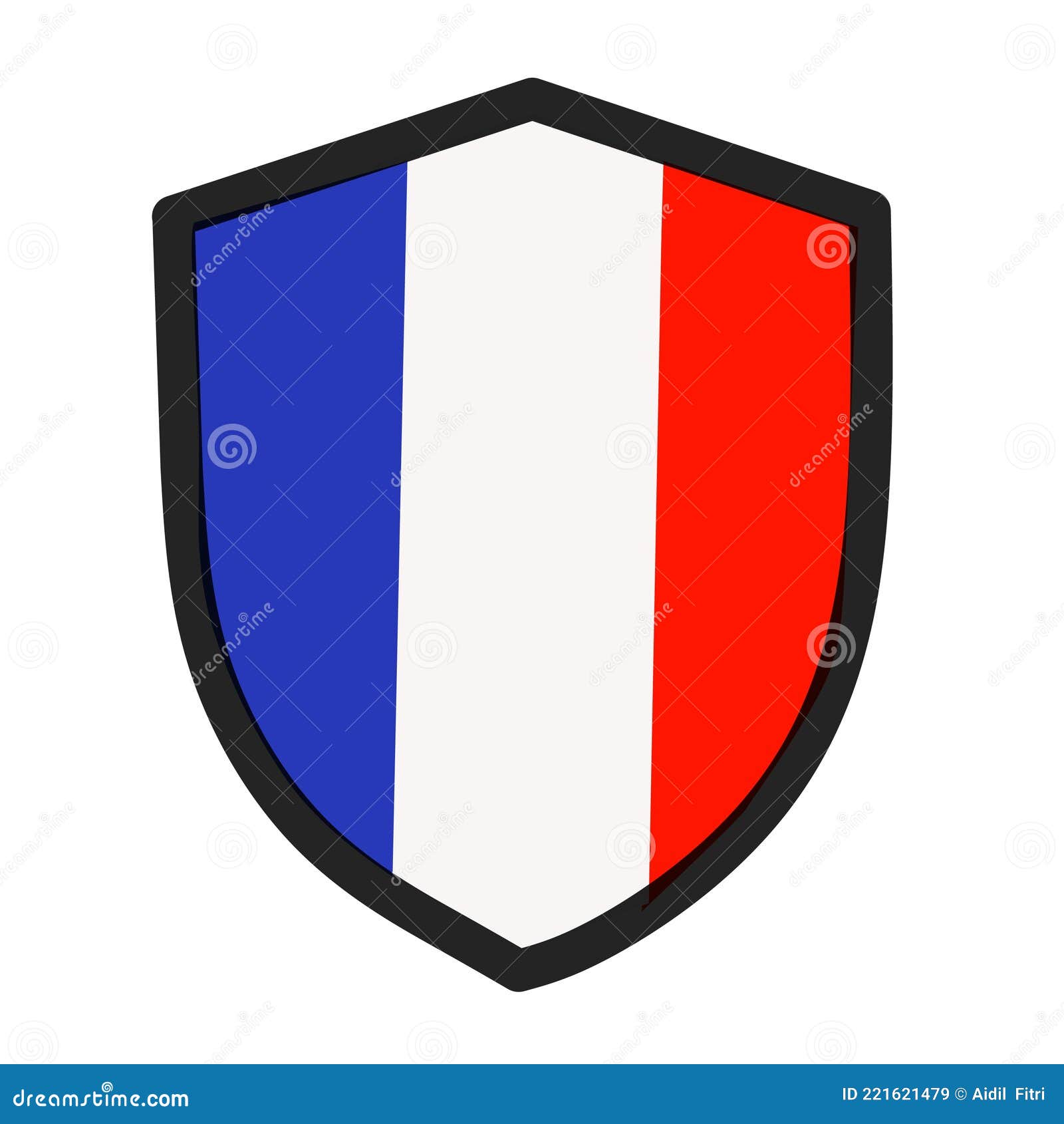The French Flag Design Vector Stock Vector - Illustration of ...