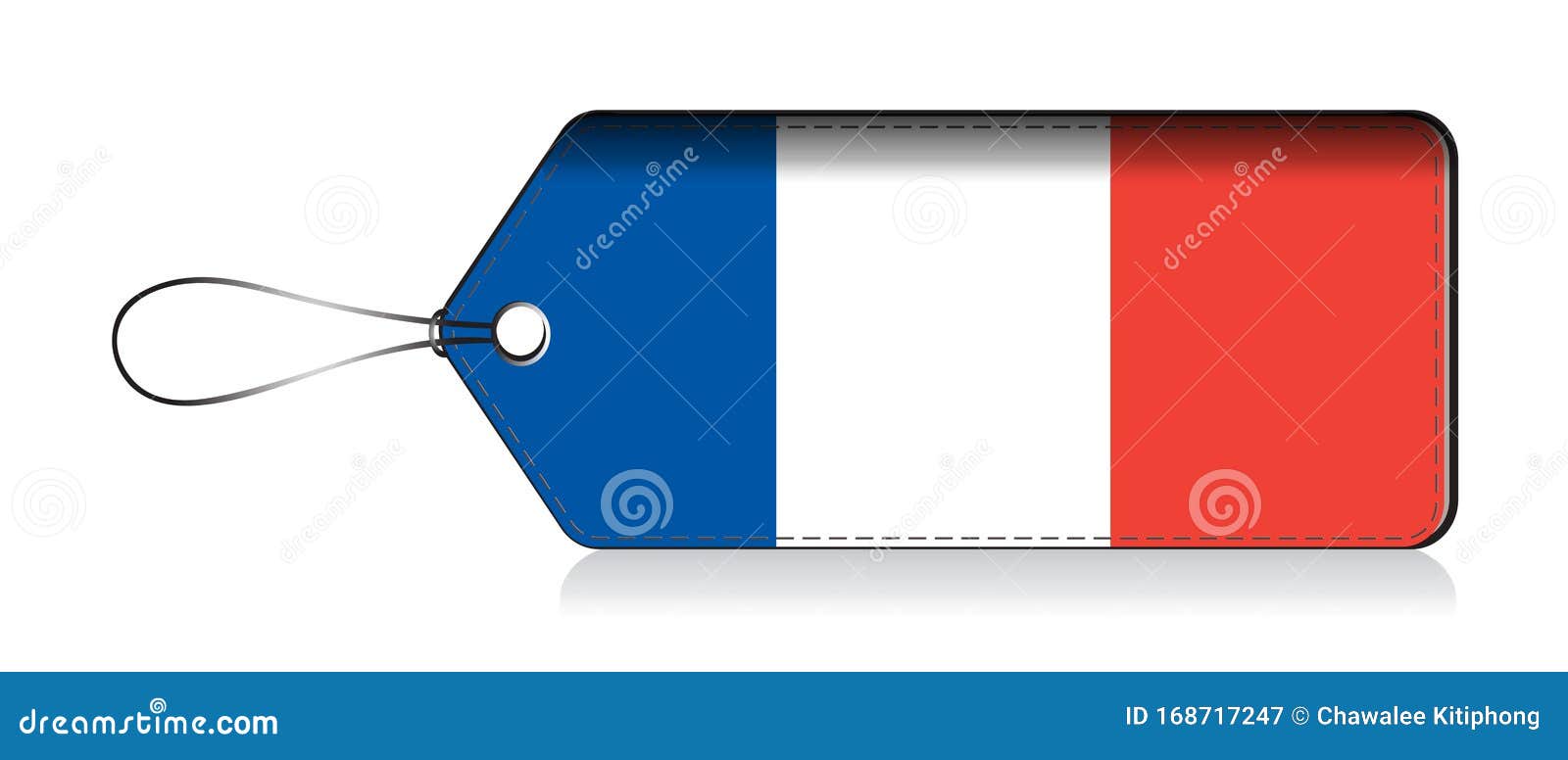 French Flag Label, Made in France Stock Vector - Illustration of esup3 ...