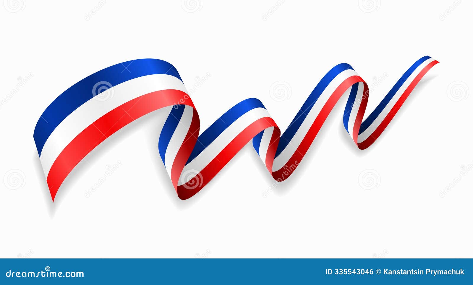 French Flag Wavy Abstract Background. Vector Illustration. Stock ...