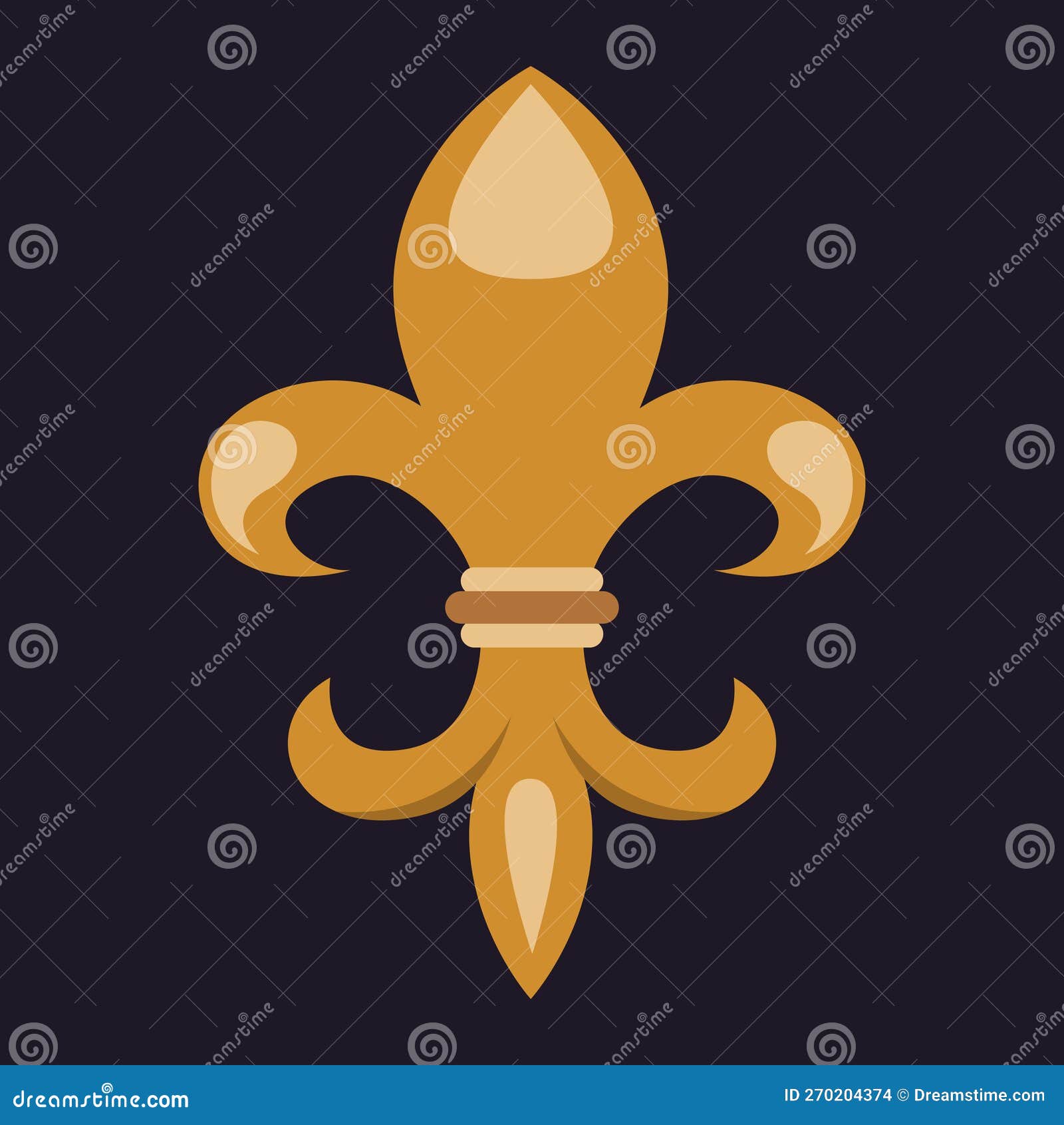 French Fleur-de-lis Motif Royalty-Free Stock Image | CartoonDealer.com ...