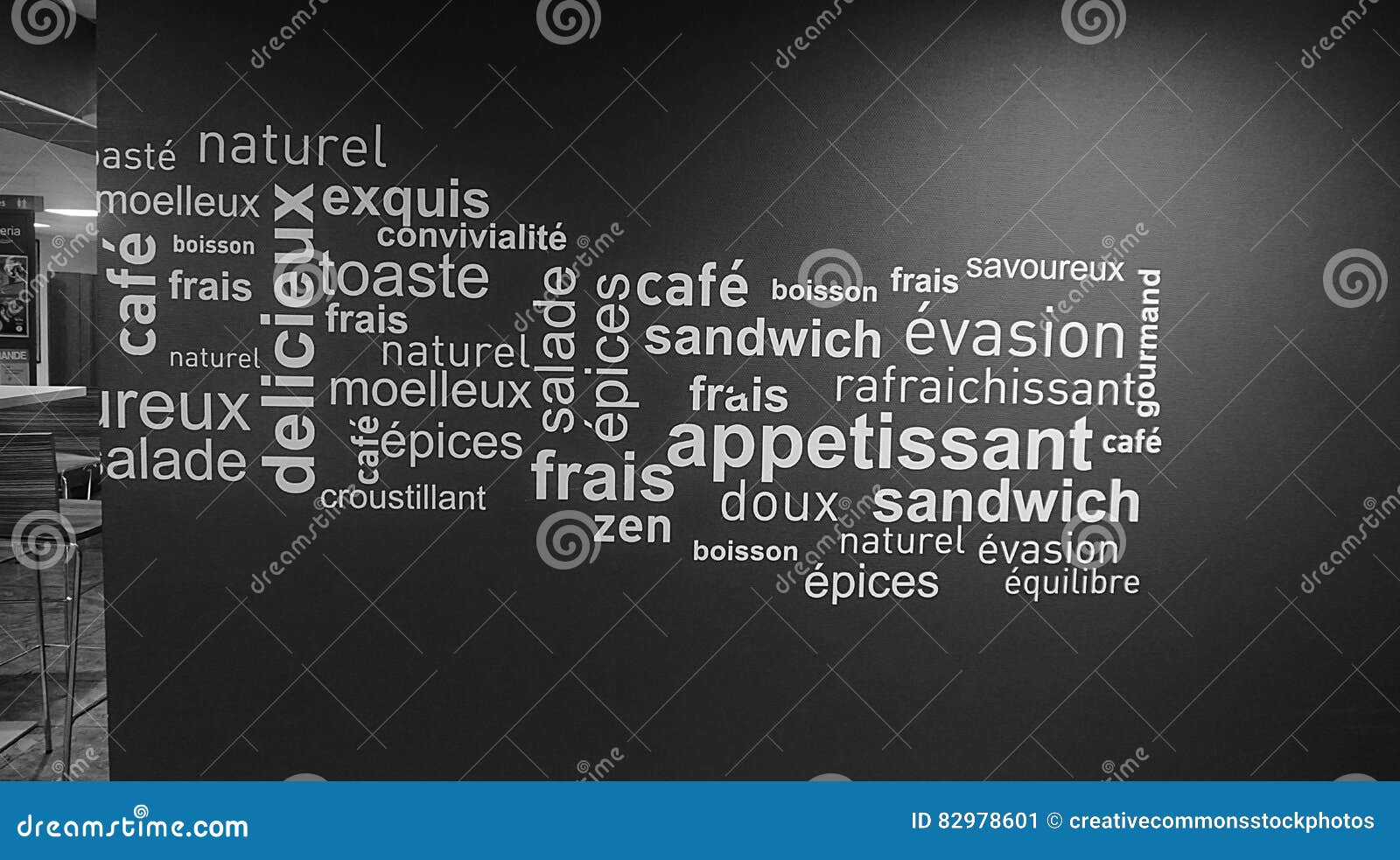 French Food Word Cloud Picture. Image: 82978601