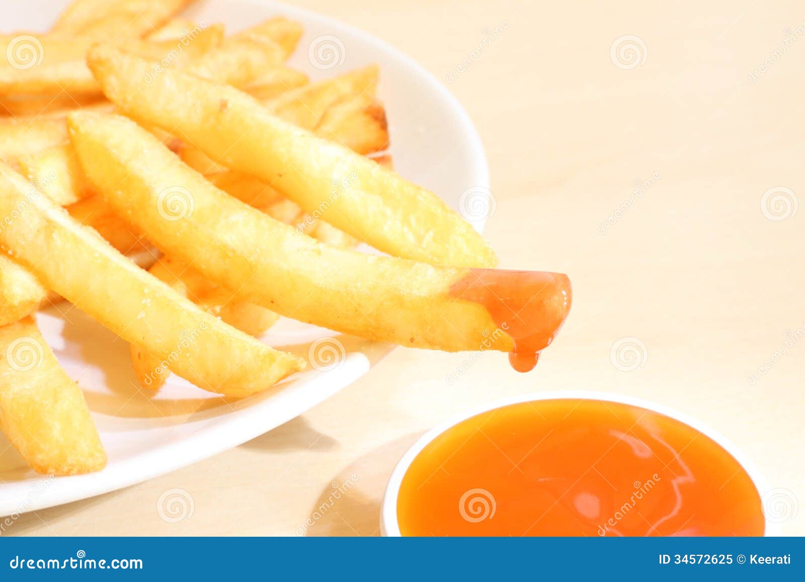 French fried dipped sauce stock image. Image of fast - 34572625