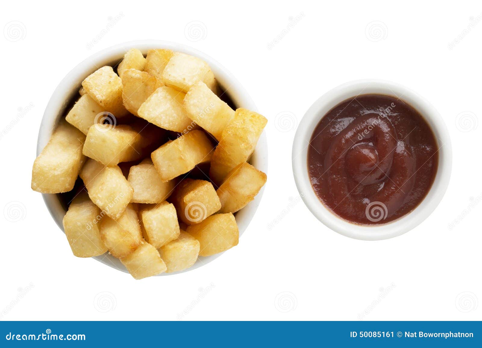 French fried and ketchup stock image. Image of yellow - 50085161