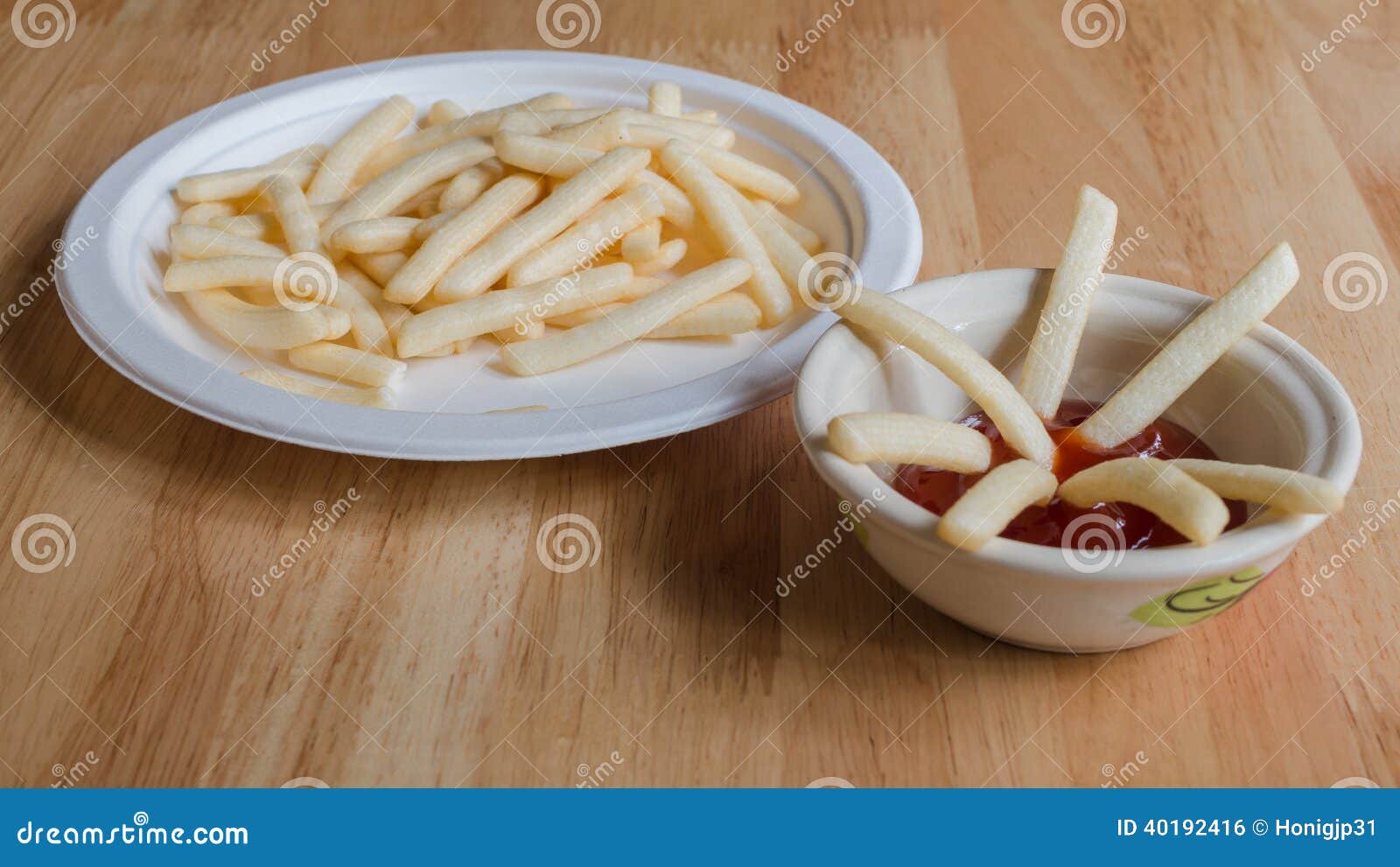 French fried and ketchup stock photo. Image of deep, fries - 40192416