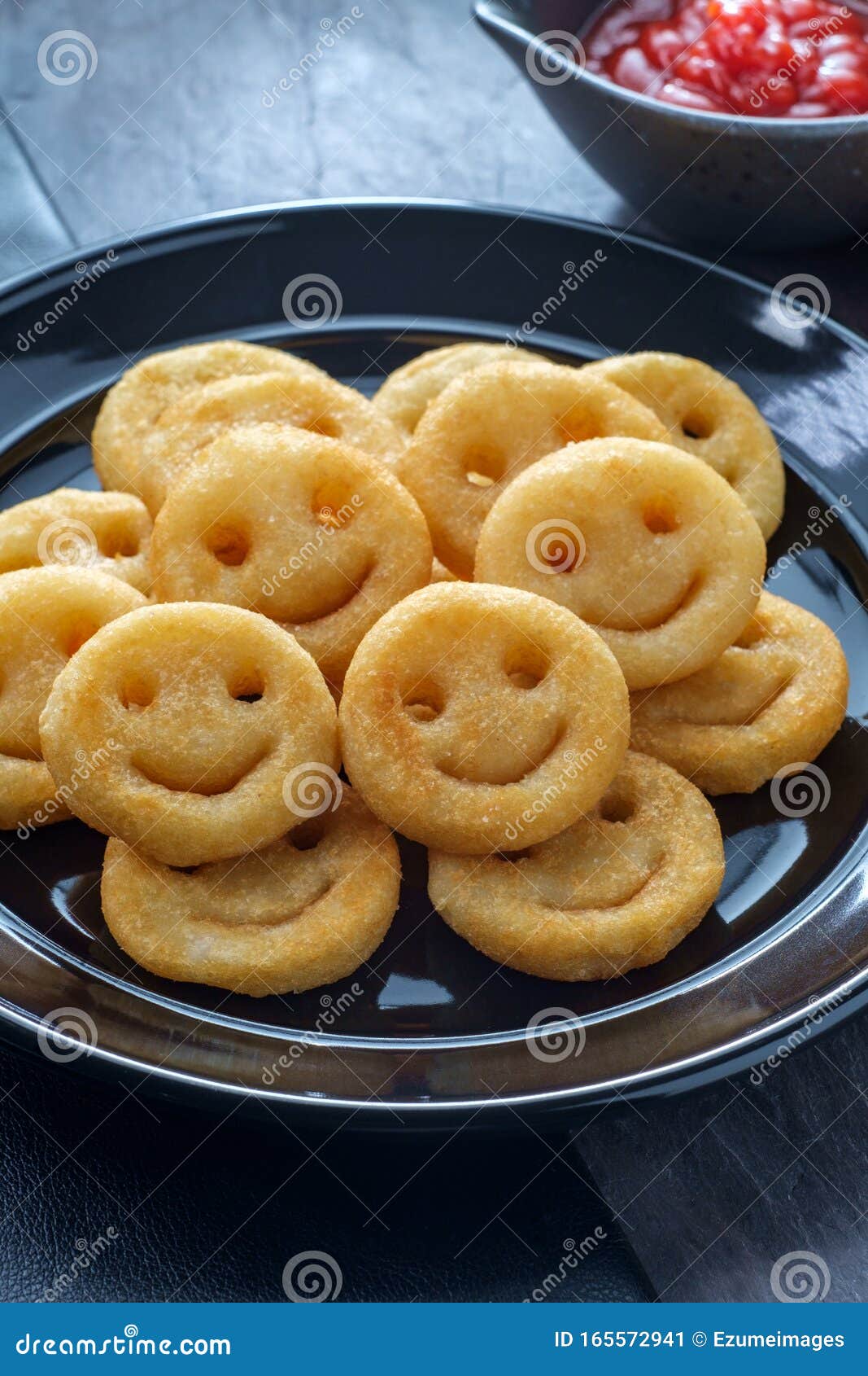 French Fried Potato Smiles stock image. Image of expression - 165572941