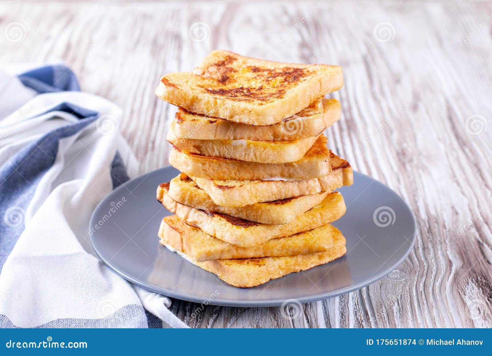 French fried toast stock photo. Image of delicious, coffee - 175651874