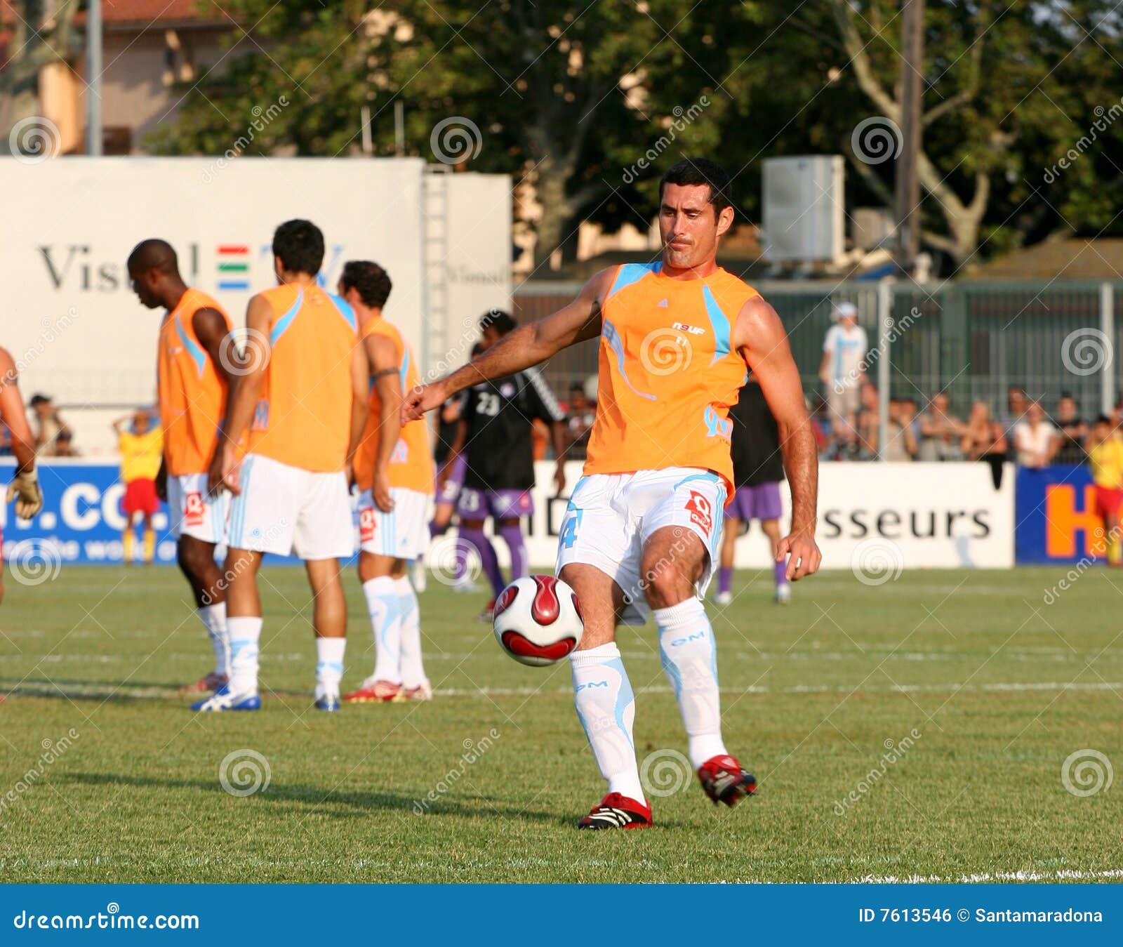 French Friendly Soccer Match OM Vs TFC Editorial Photo - Image of ...