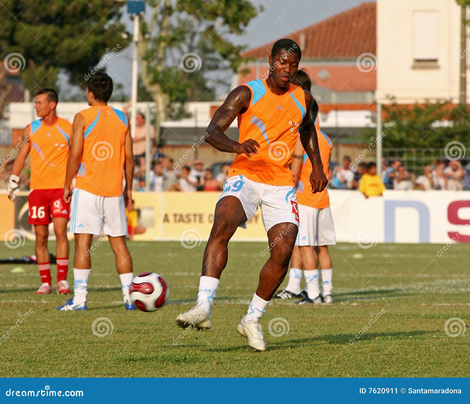 French Friendly Soccer Match OM Vs TFC Editorial Photo - Image of ...