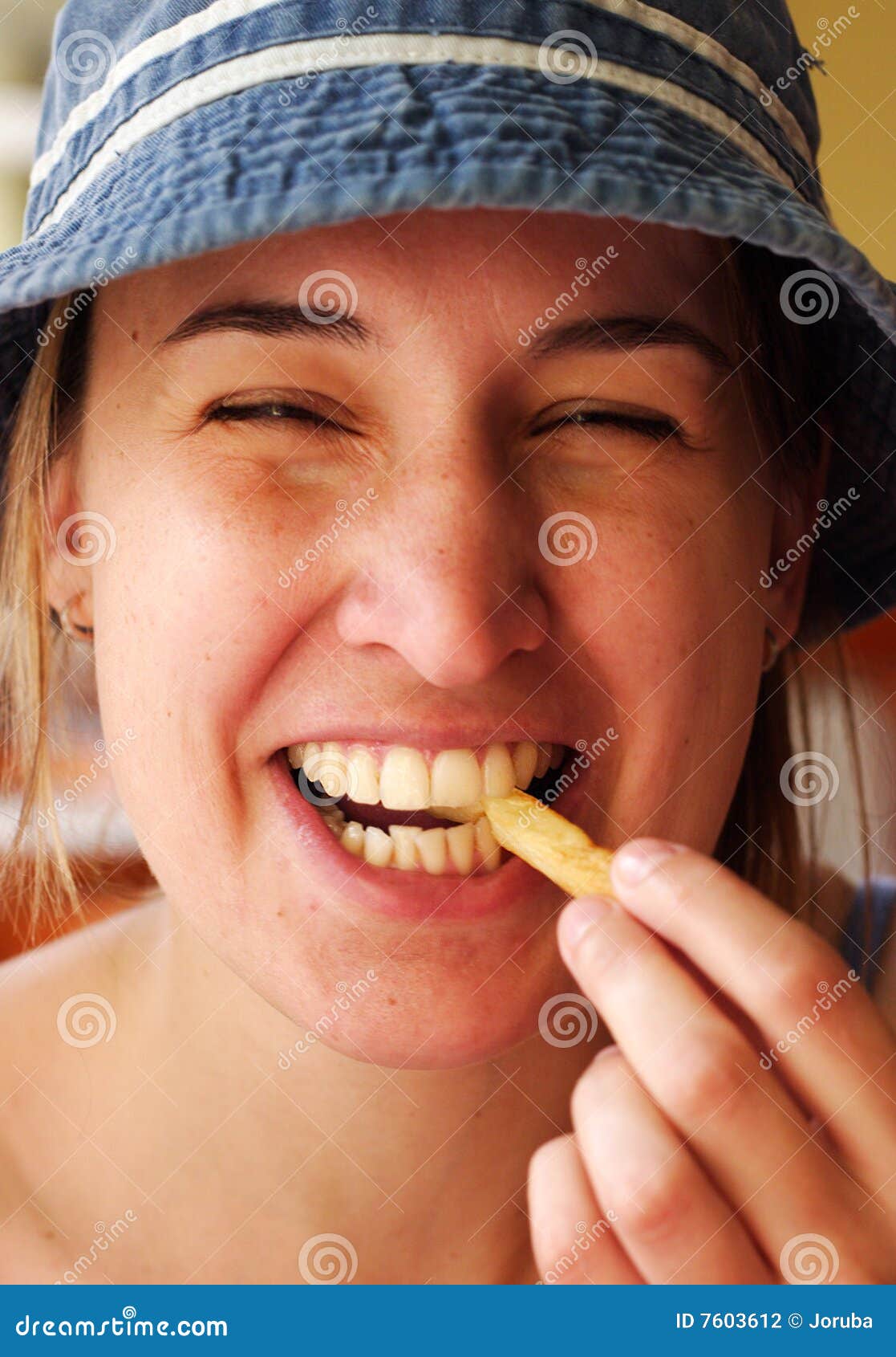 French fries stock photo. Image of cheer, enjoy, holding - 7603612