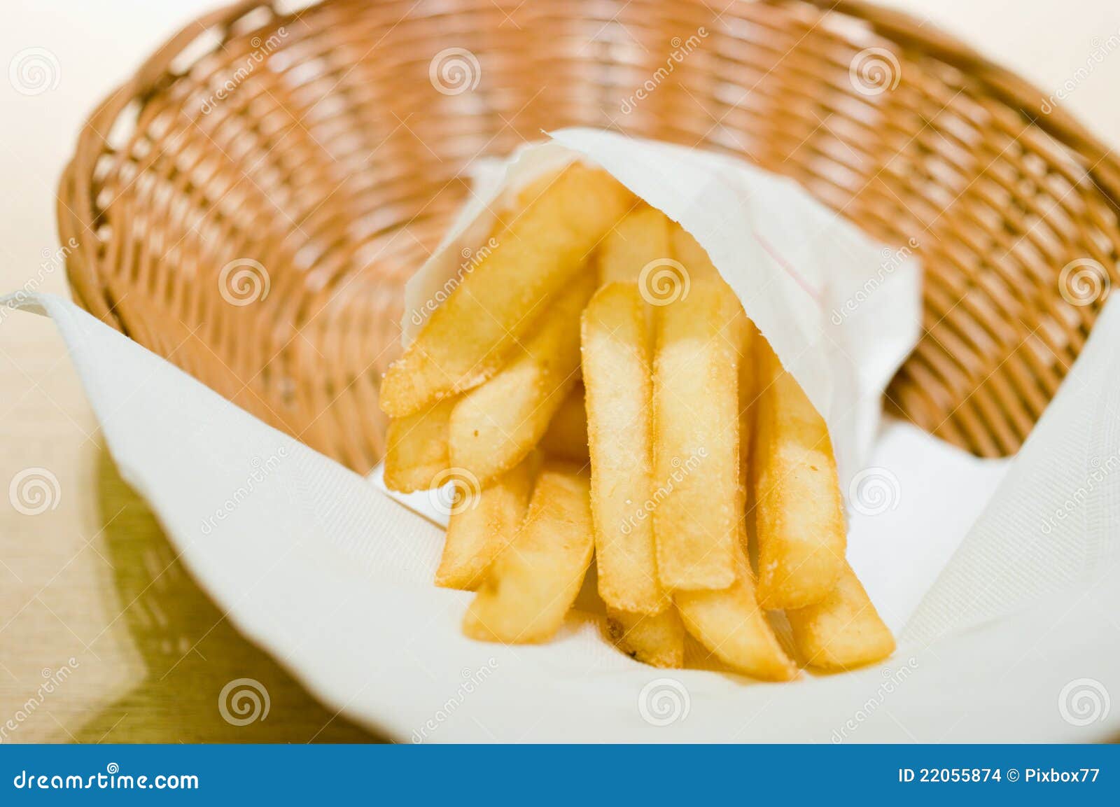 French fries in basket stock photo. Image of delicious - 22055874