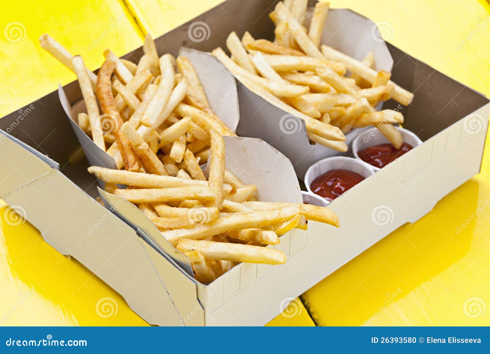 French fries in box stock photo. Image of boxes, french - 26393580